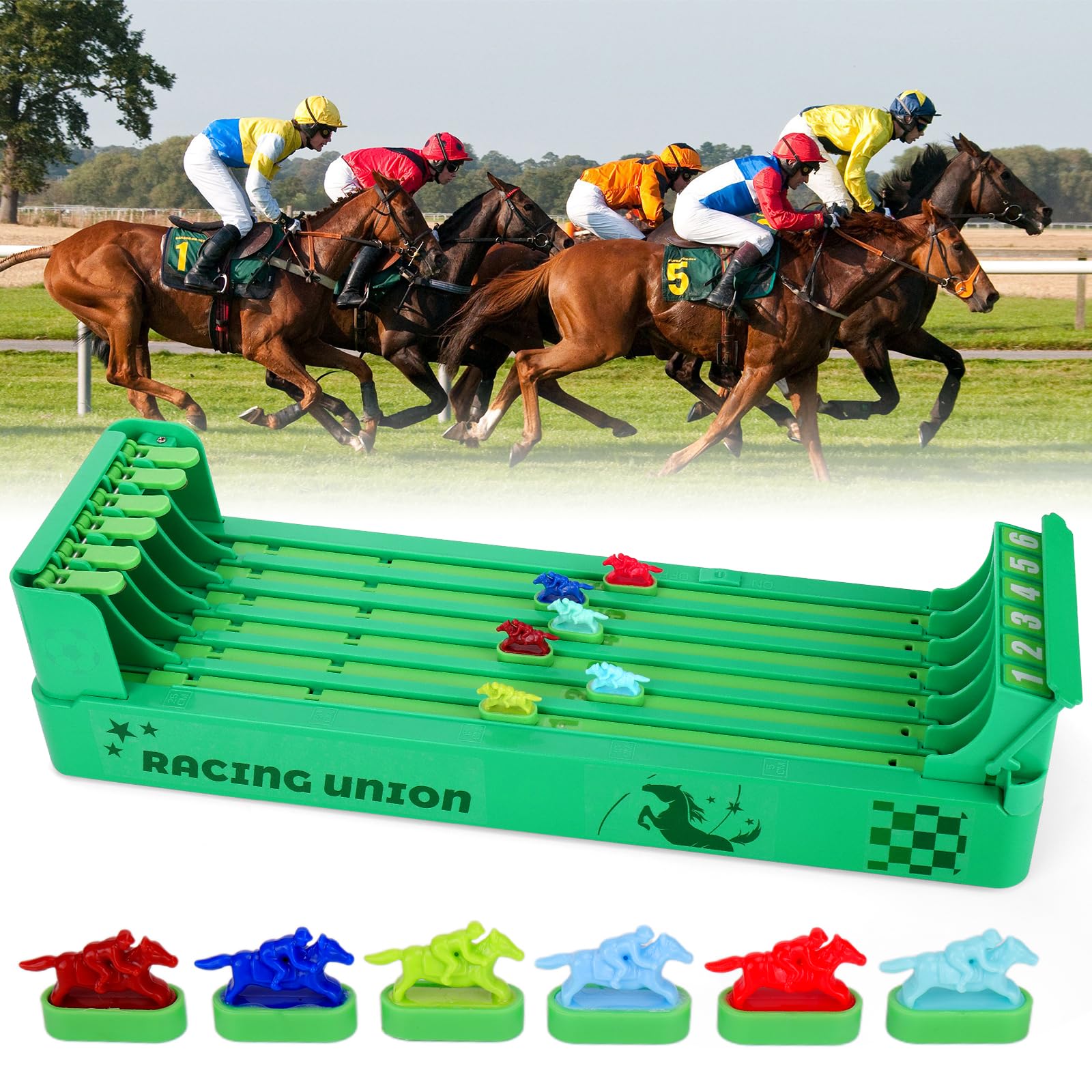 Amazon.com: Palksky Horse Racing Game,Electronic Horse Race Board Game ...