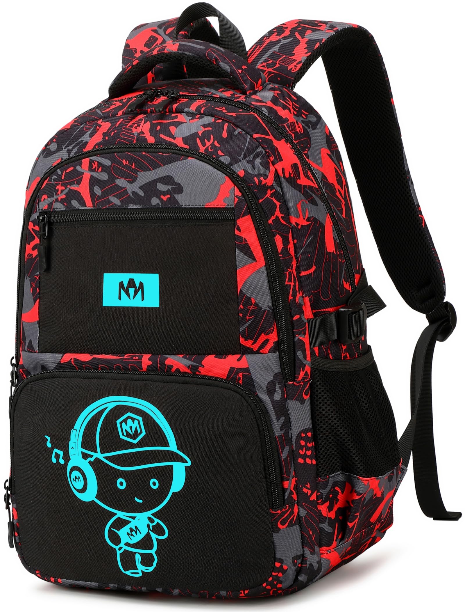 Snapklik.com : Kids Backpack Boys Camo Bookbag Teens Elementary School ...