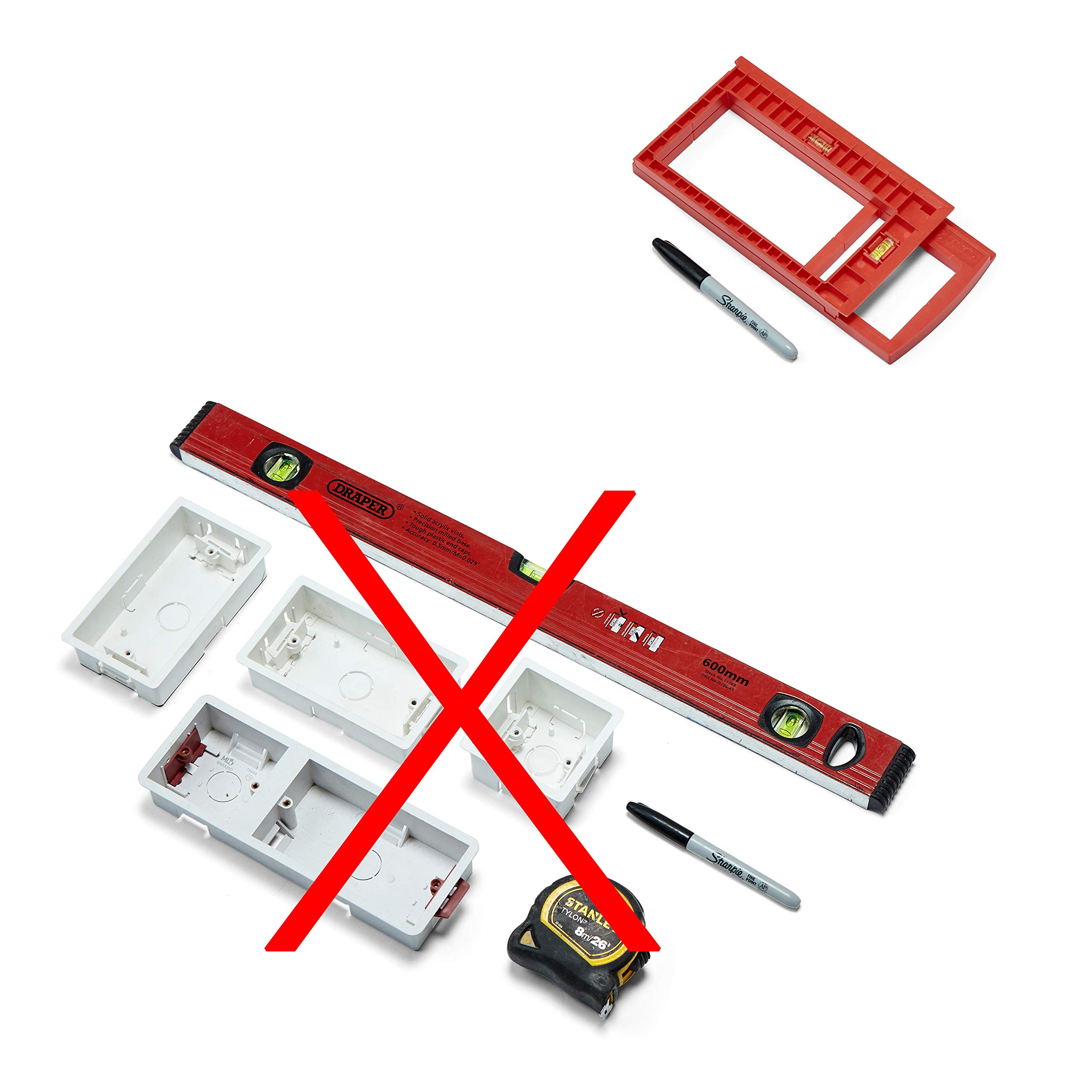 Buy Socket Box Cutting Template Tool With Vertical And Horizontal buy-socket-box-cutting-template-tool-with-vertical-and-horizontal