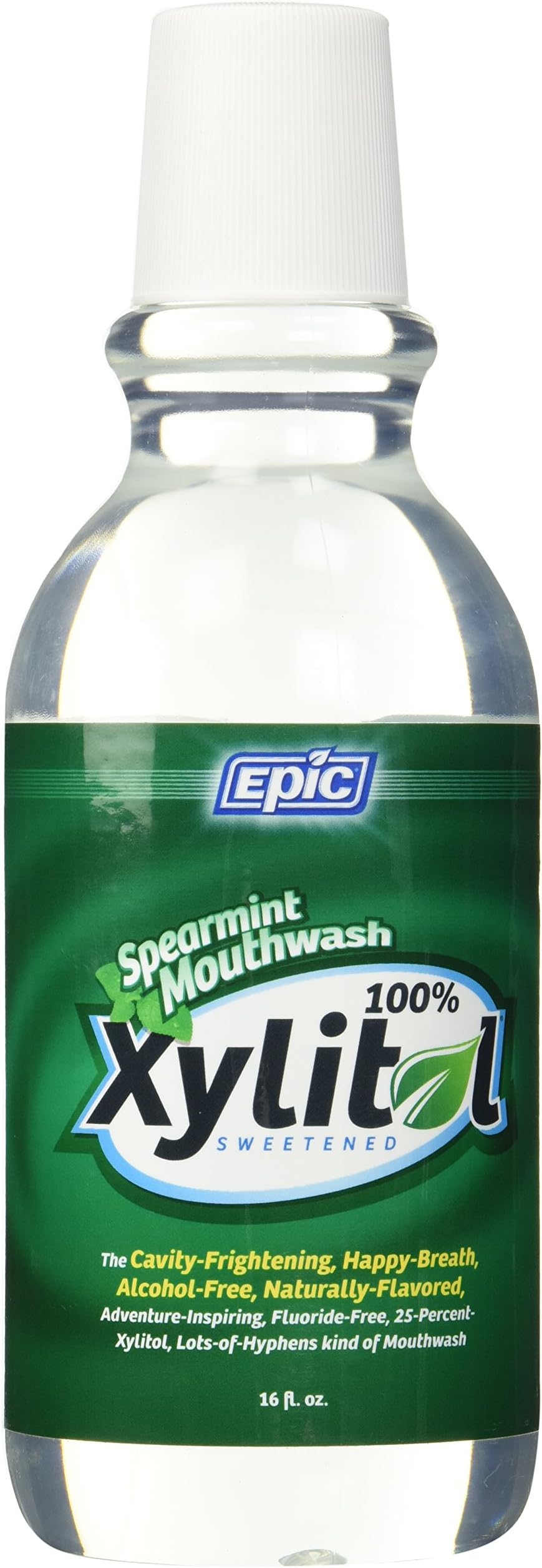 Amazon.com : Epic Xyitol Spearmint Flavored Mouthwash, 16-Ounce ...