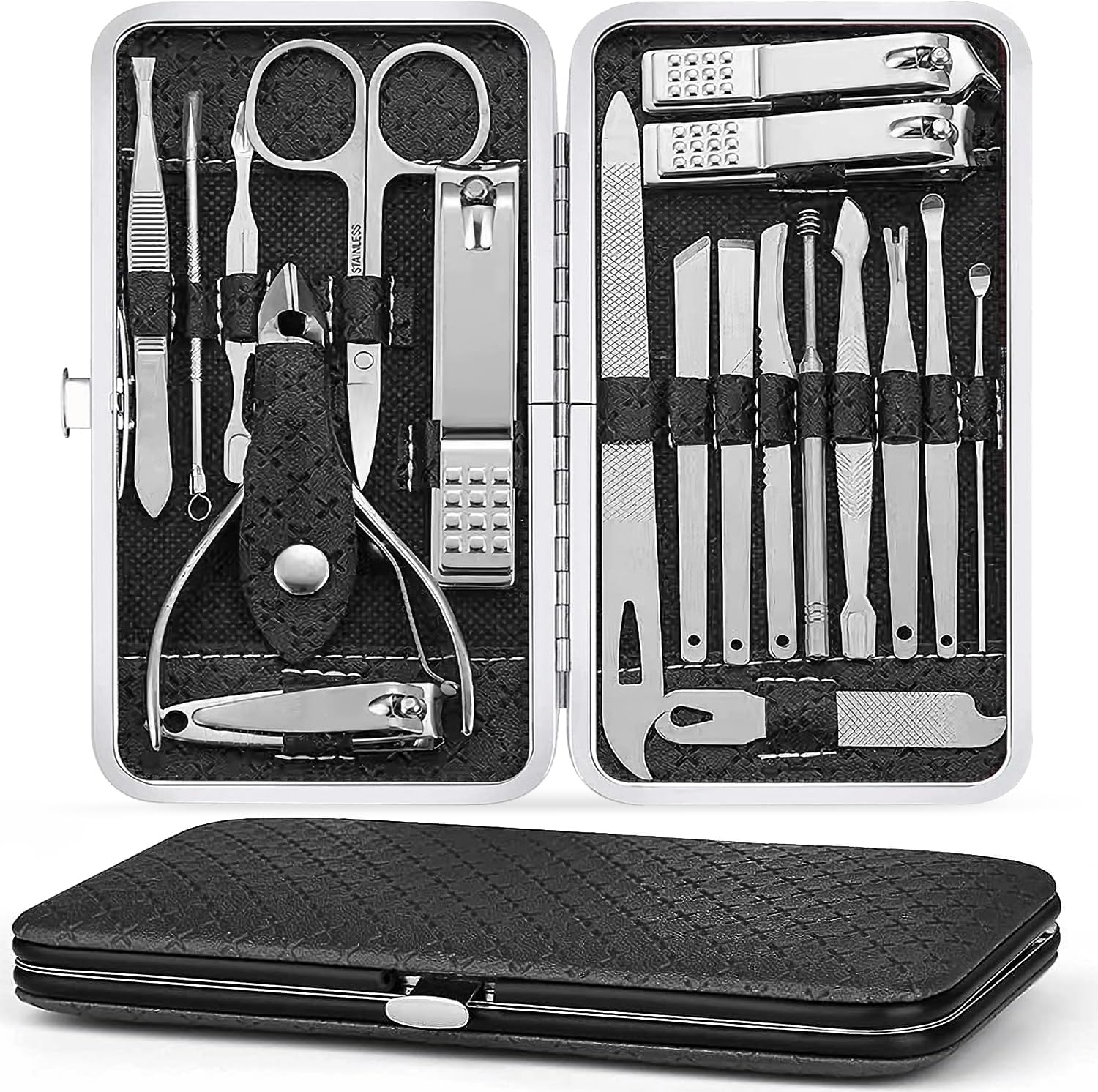 Amazon.com : Manicure Set Personal Care Nail Clipper Kit-9 Pieces ...