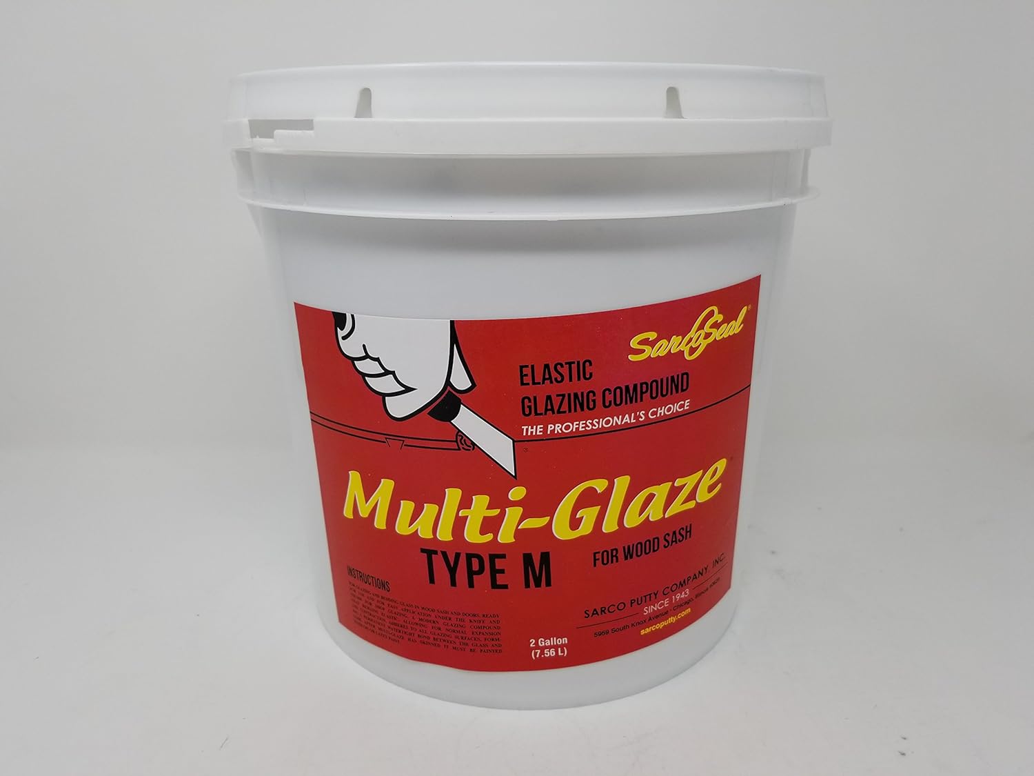 Sarco Multi Glaze Putty Type M 2 Gallons - Top Window Restoration Putty ...