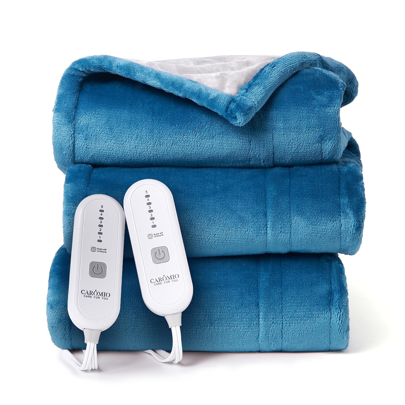 Amazon.com: CAROMIO Heated Blanket Electric Throw King Size with Dual ...