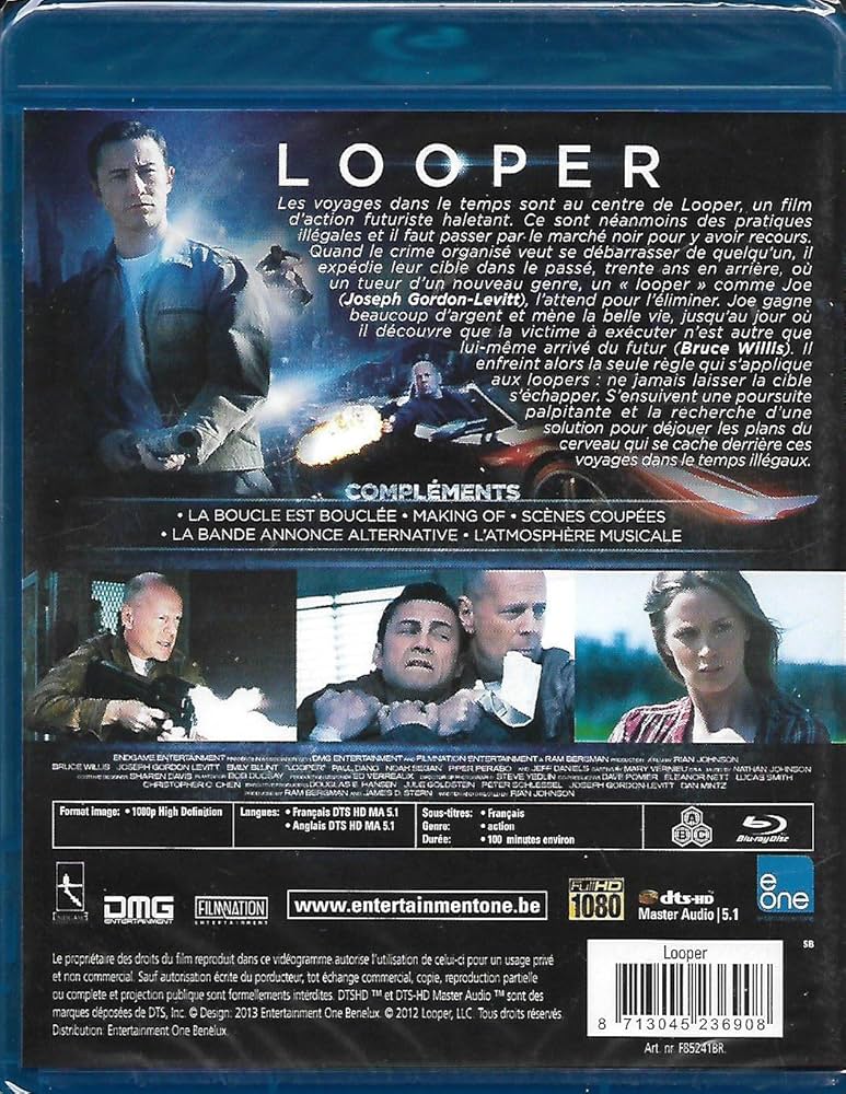 Looper Dvd Hoes LOOPER DVD MOVIE 2012 Bruce Willis Joseph