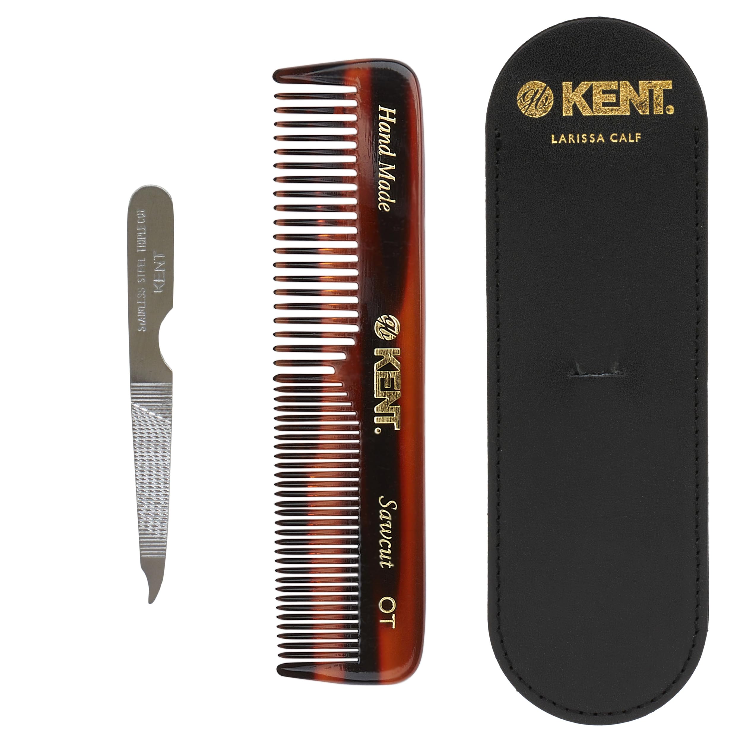 Amazon | G.B.KENT ケント 112mm ハンドメイド メンズ ポケットヘアコーム 英国王室御用達 OT (クラシック＆レザー ...