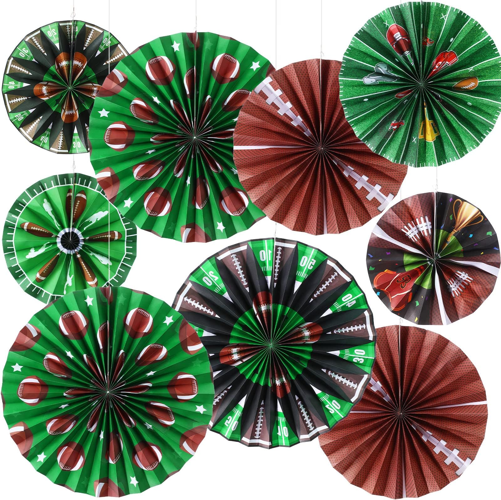 Amazon.com: Outus 9 Pcs Hero Themed Hanging Paper Fans Decorations Hero ...