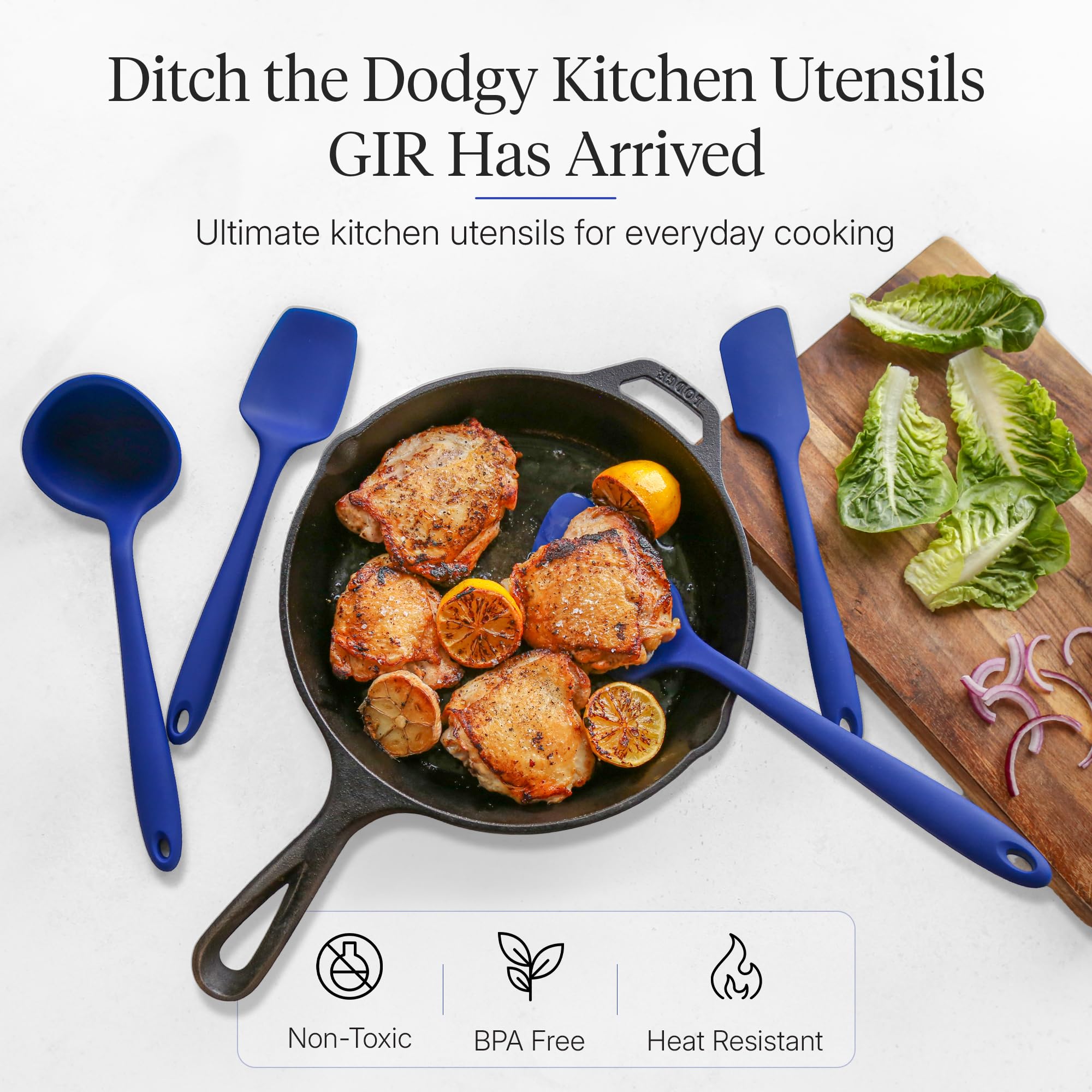 Snapklik.com : GIR: Get It Right 5-Piece Silicone Ultimate Kitchen ...
