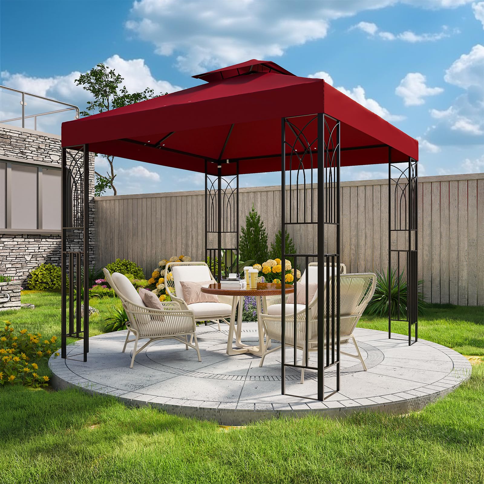 Snapklik.com : COOS BAY 8x8 Patio Gazebo