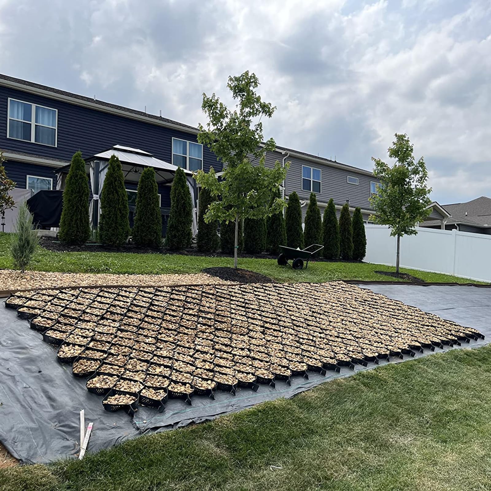 Horse Area Stabilization Plastic Mud Control Grids For Landscaping ...