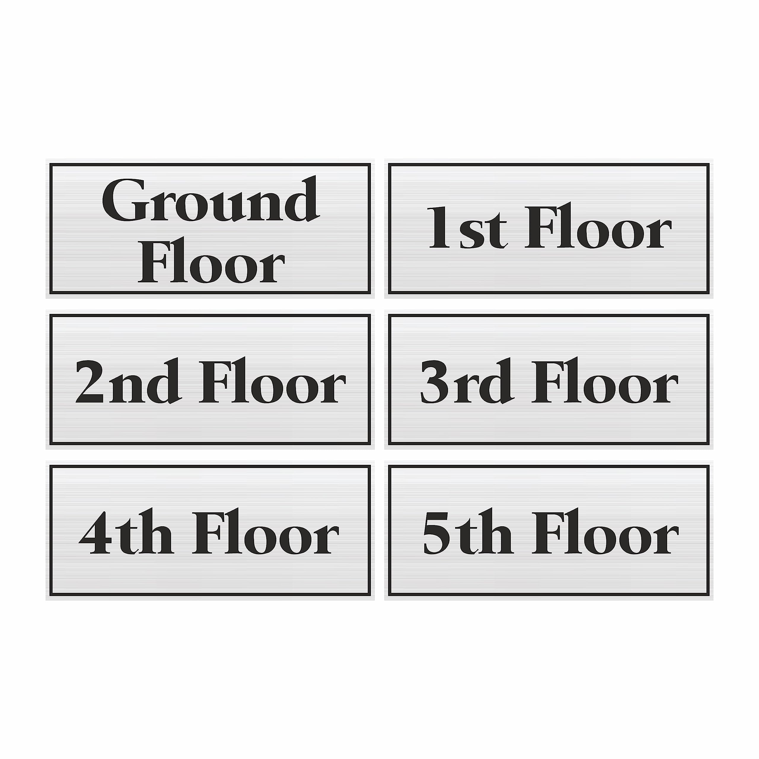 Anne Print Solutions® Ground Floor To 5th Floor Stickers Sign office ...
