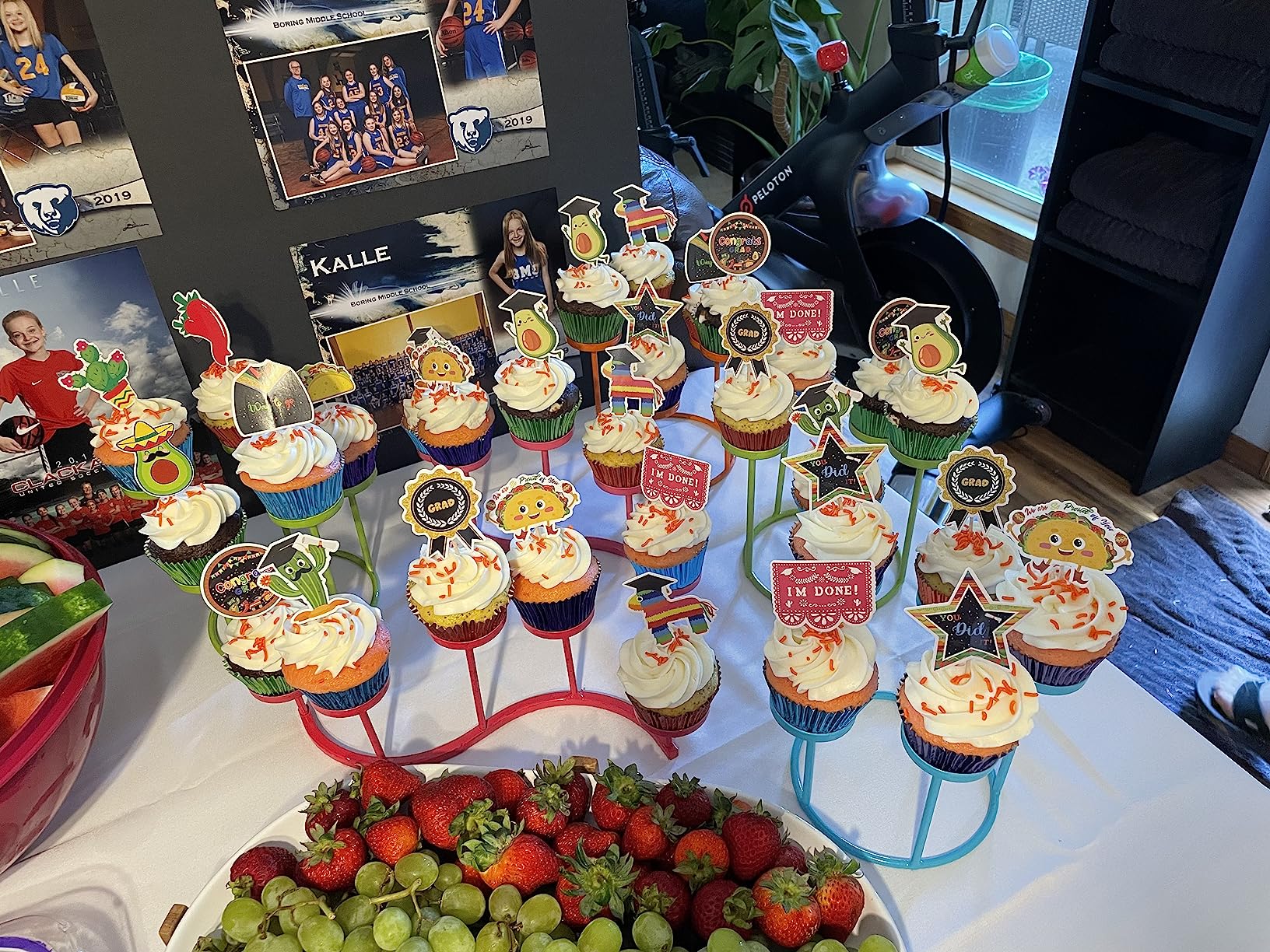 Amazon.com: Mulukaya 27Pcs Mexican Graduation Cupcake Toppers Taco Bout ...