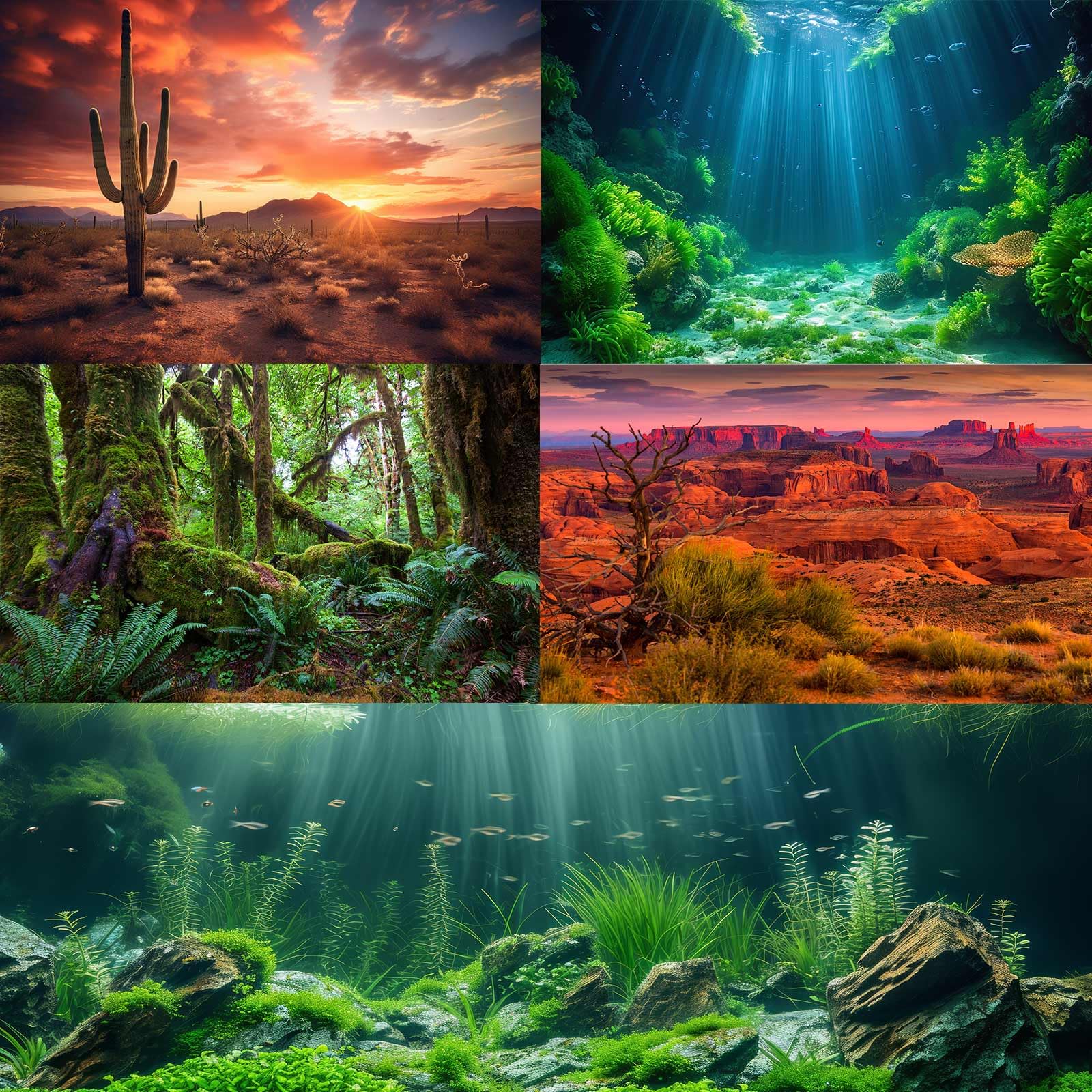 Snapklik.com : Desert Reptile Tank Background Saguaro Cacti Blue Sky ...