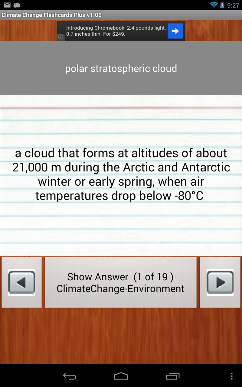 Climate Change Flashcards Plus - App on Amazon Appstore