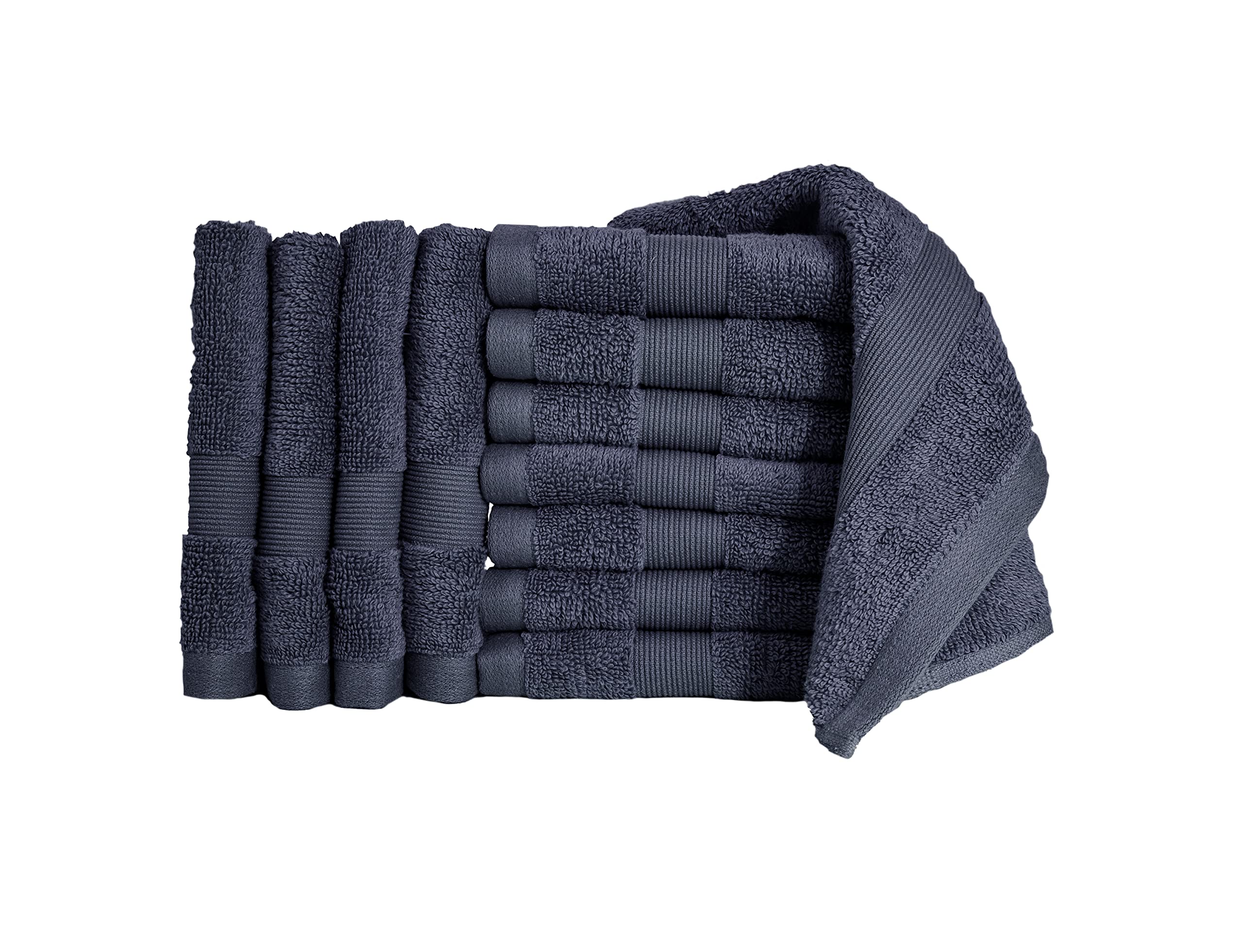 Amazon.com: Bennett & Shea Home 12-Piece Luxury Washcloths, 100% ...