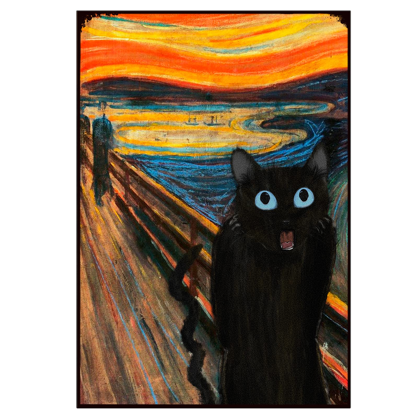 Screaming Man Painting