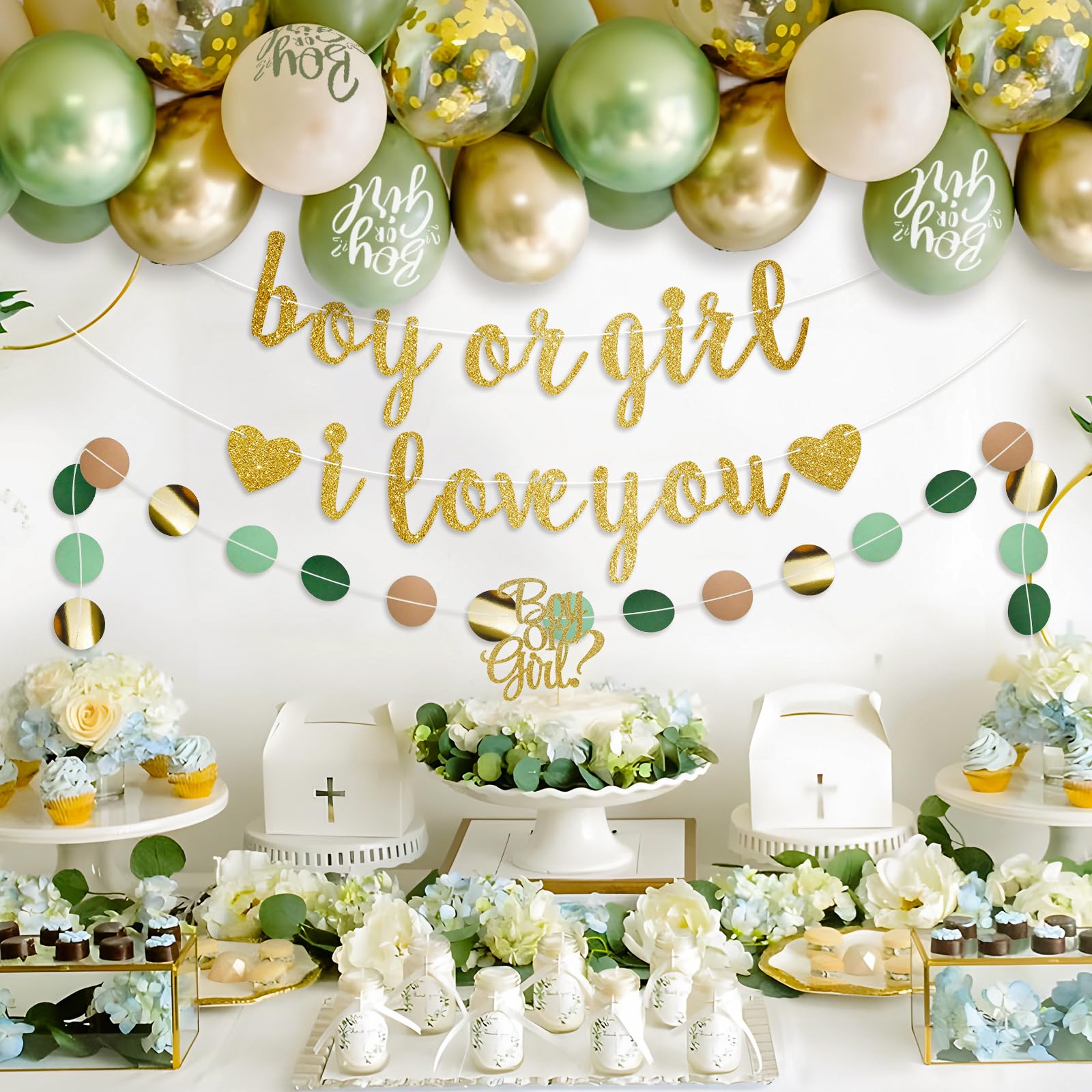 Gender Reveal Party Deko, Boy or Girl Deko, Gender Reveal Balloon ...