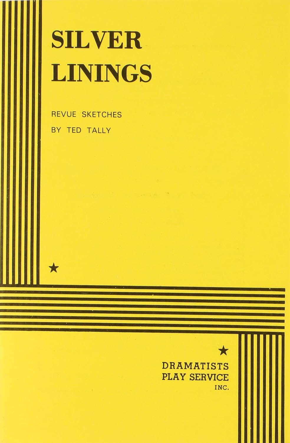 Silver Linings.: Ted Tally, Tally, Ted: 9780822210276: Amazon.com: Books