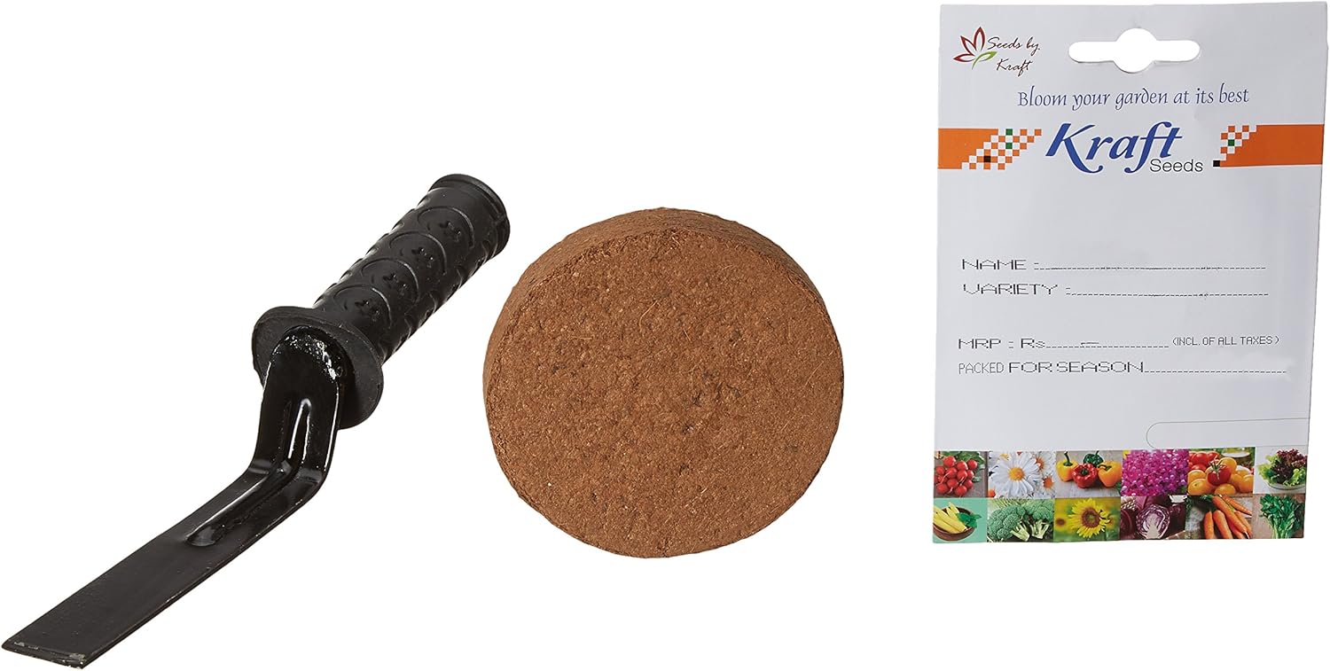 Amazon.com : Kraft Seeds Balsam Tom Thumb Mix and Cocopeat and Khurpi ...