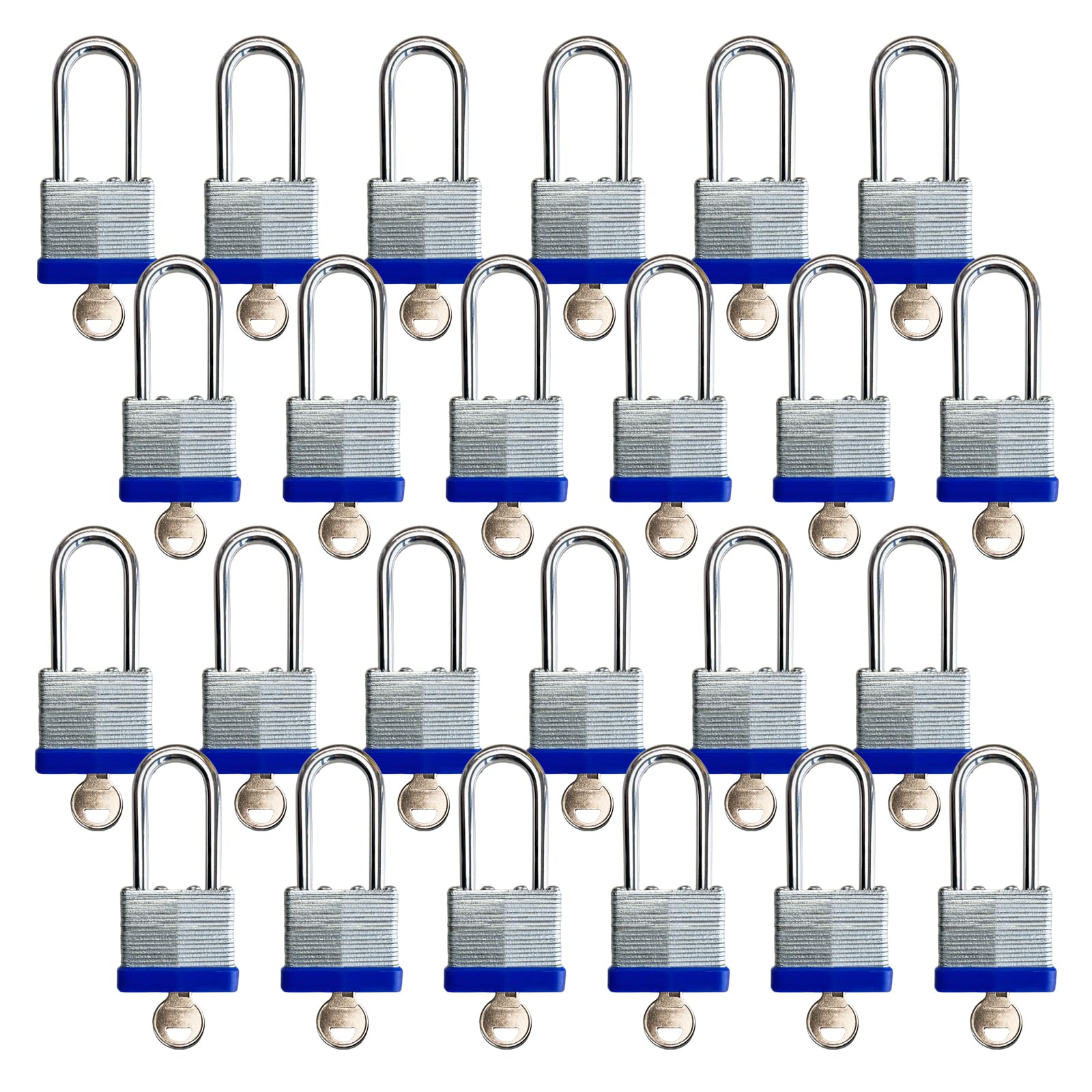 Amztip Lock Outdoor Padlocks, Laminated keyed Padlock, 1-9/16 in Wide ...