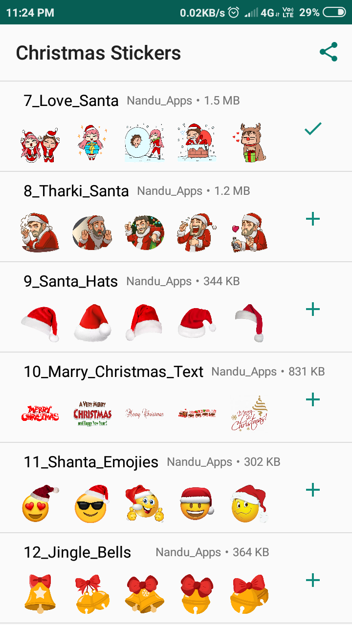 Christmas Stickers - App on Amazon Appstore
