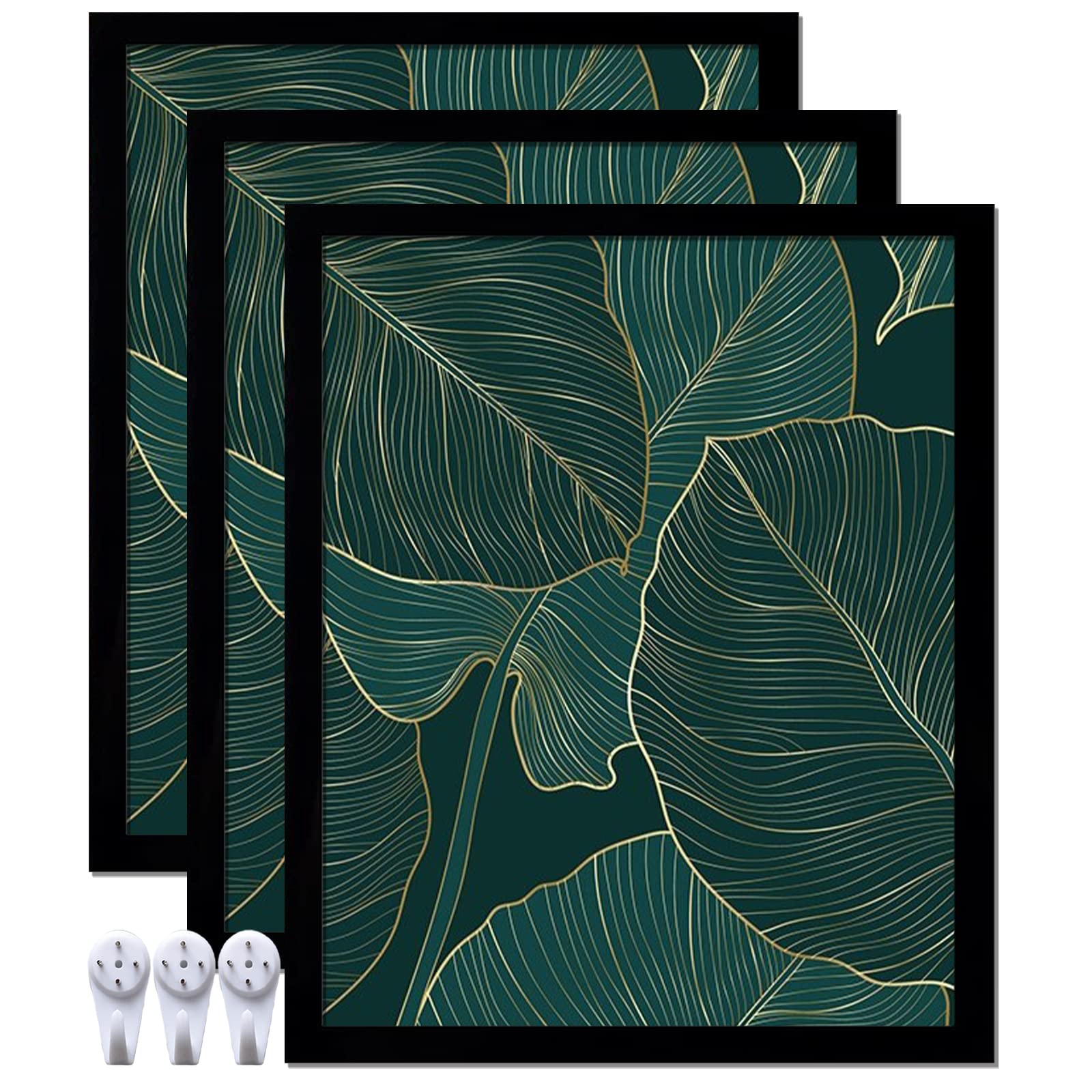 Amazon.com - keibiubu Black Picture Frame Set of 3, 9x11 Picture Frame ...