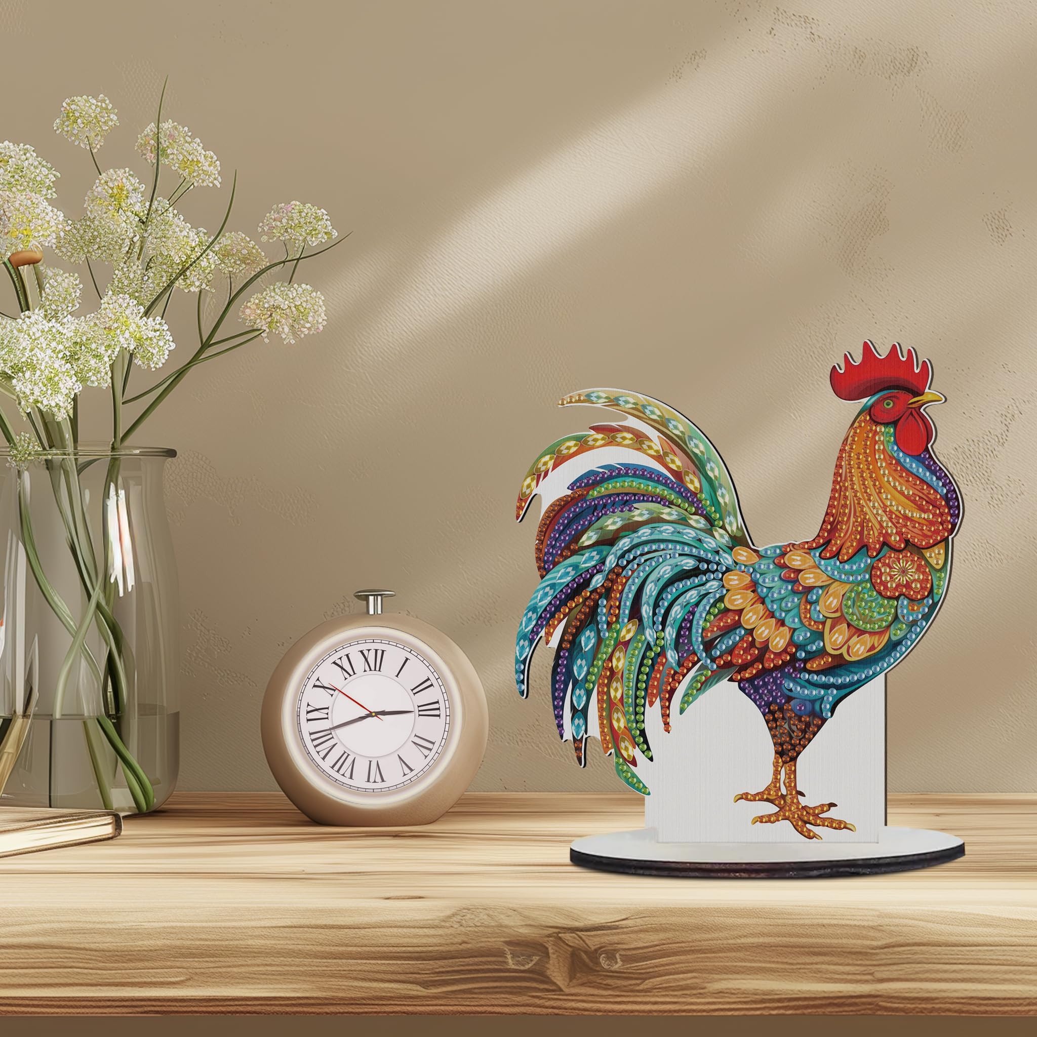 Amazon.com: LFMU Diamond Art Desktop Ornament Adult, DIY 5D Diamond Art ...