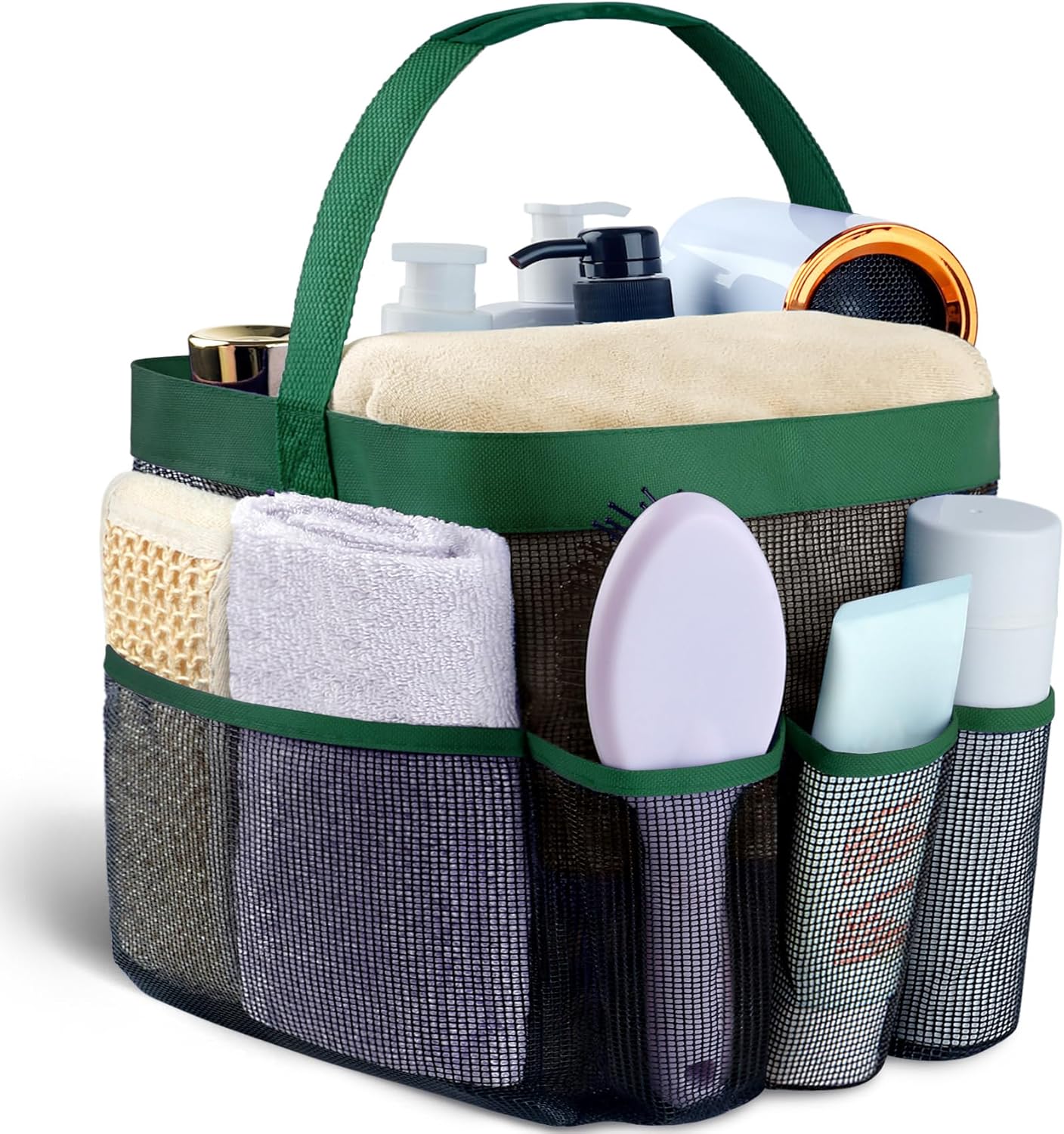 Amazon.com: Attmu Mesh Shower Caddy Portable for College Dorm Room ...