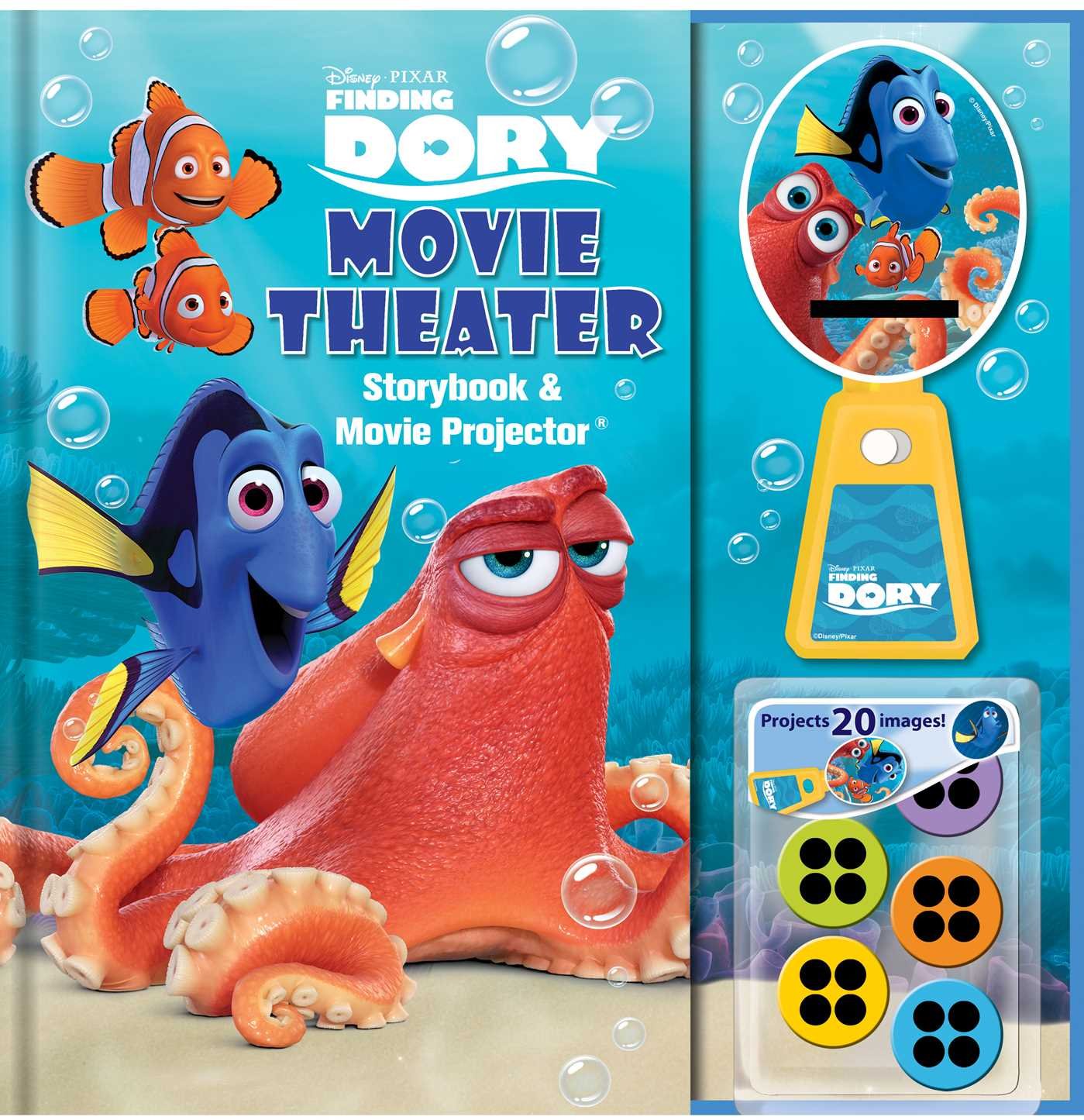 Disney&Pixar Finding Dory Movie Theater Storybook & Movie Projector ...