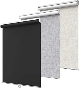 Amazon.com: GENIMO 100% Blackout Roller Window Shades, Window Blinds Cordless with Thermal ...