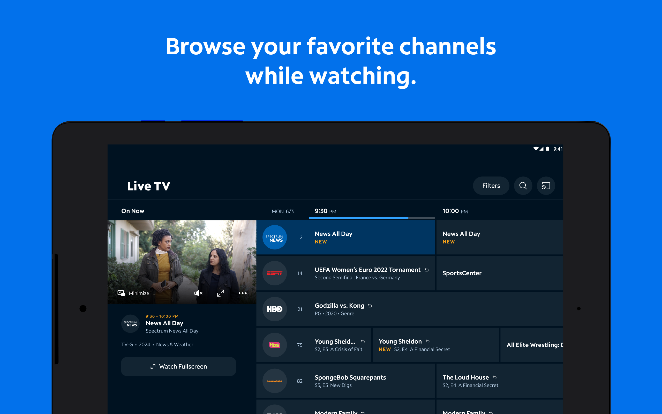 Spectrum TV - App on Amazon Appstore