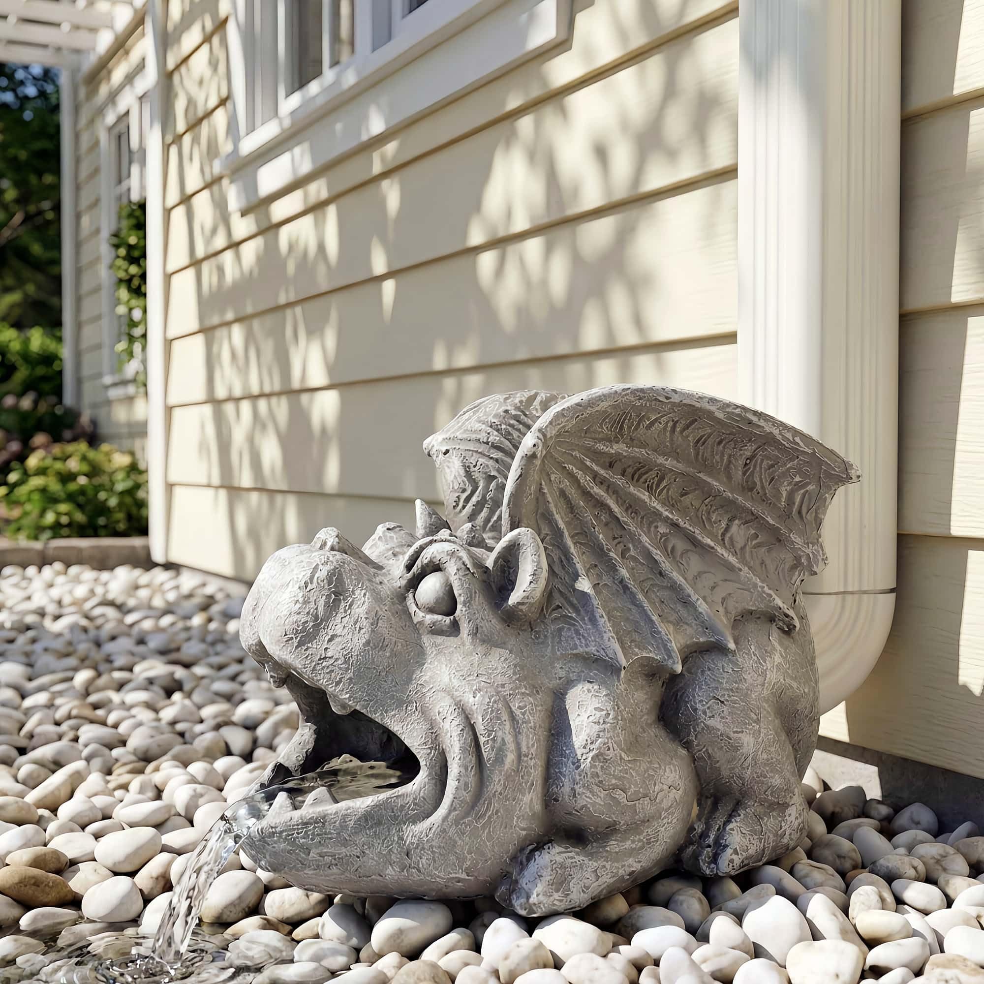 Snapklik.com : Euiroet Gothic Gargoyle Sculpture Gutter Downspout ...