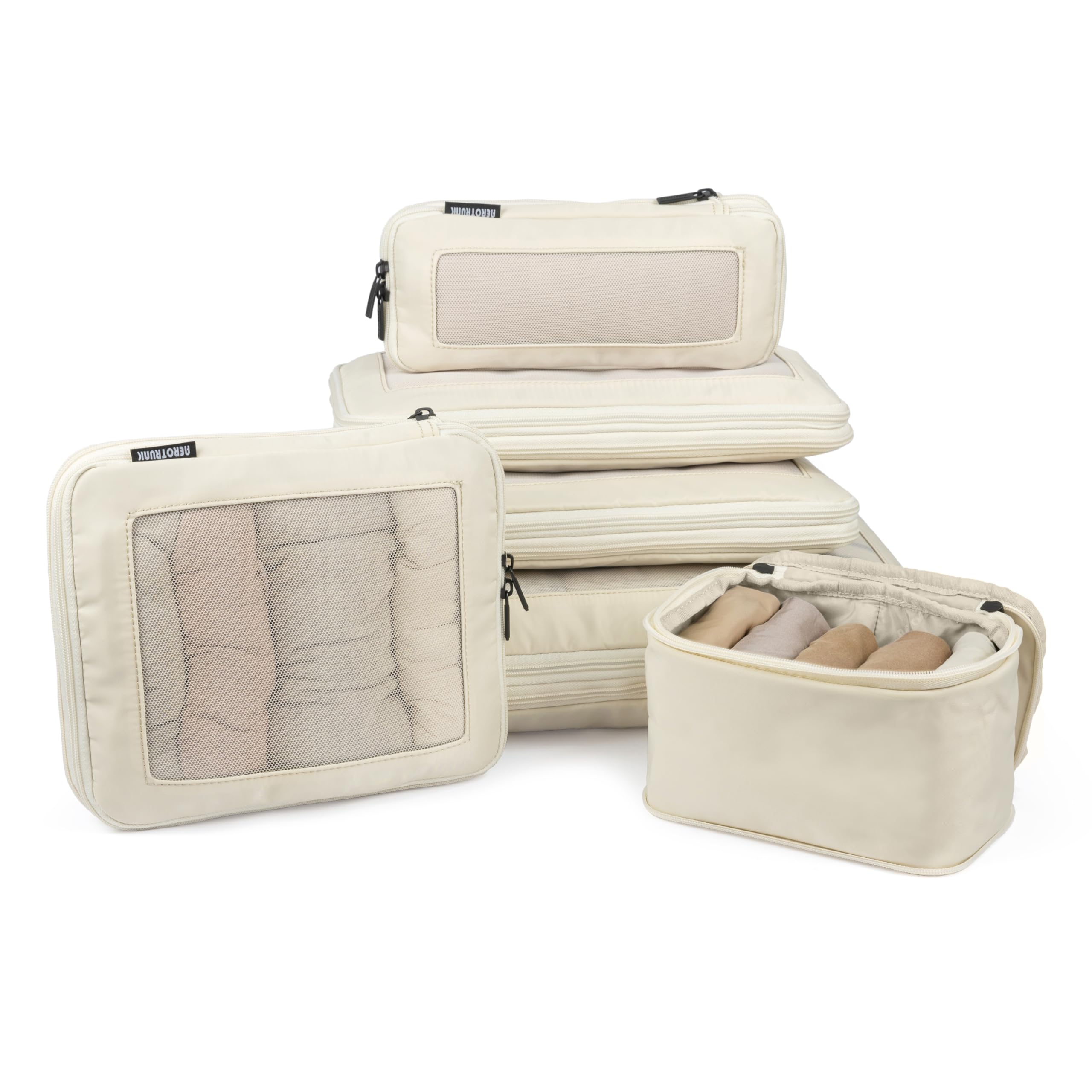 Amazon.com: Aerotrunk Compression Packing Cubes for Travel - Luggage ...