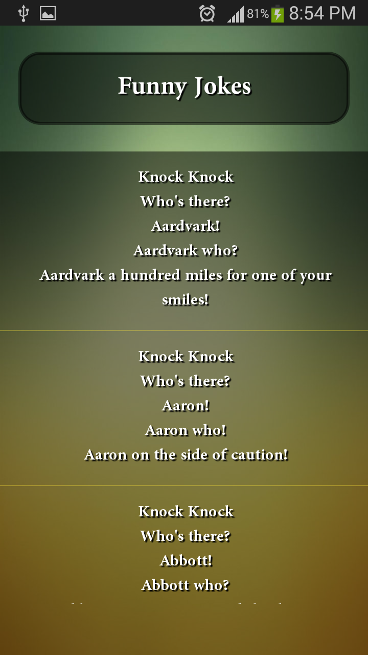 Funny Jokes - App on Amazon Appstore