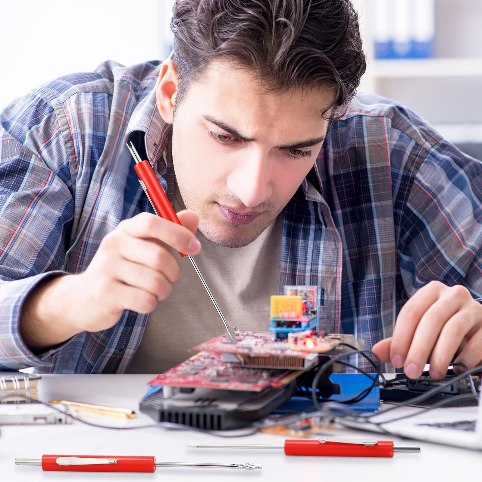 Snapklik.com : 20 Pcs Pocket Screwdriver Double End Mini Screwdriver ...