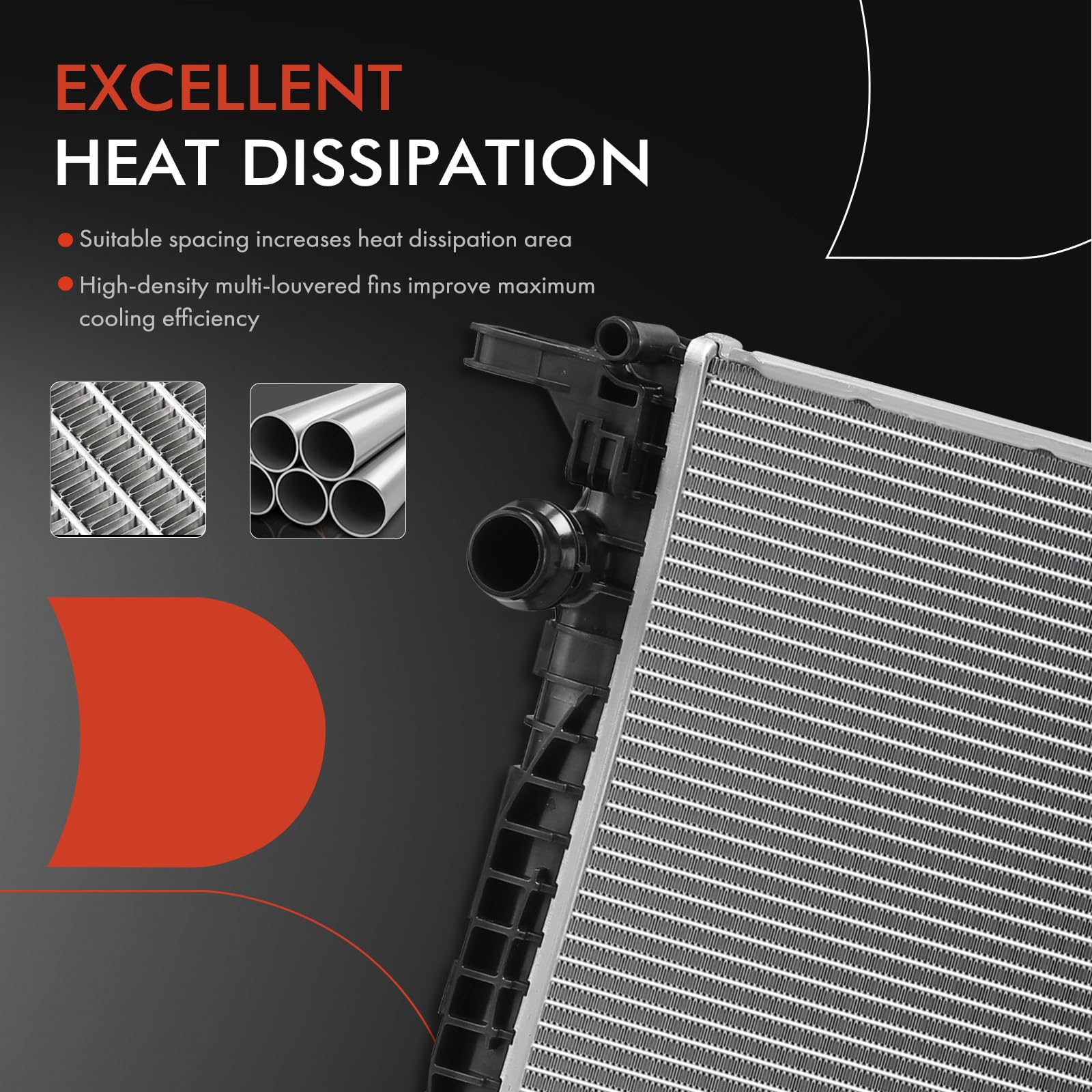 A-Premium Engine Coolant Radiator Assembly Without Oil Cooler ...