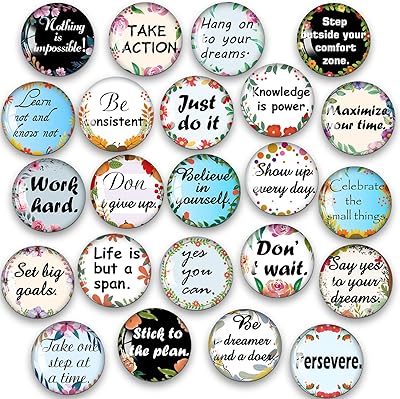 Amazon.com: 12Pcs Glass Refrigerator Magnets - Fridge Magnets ...
