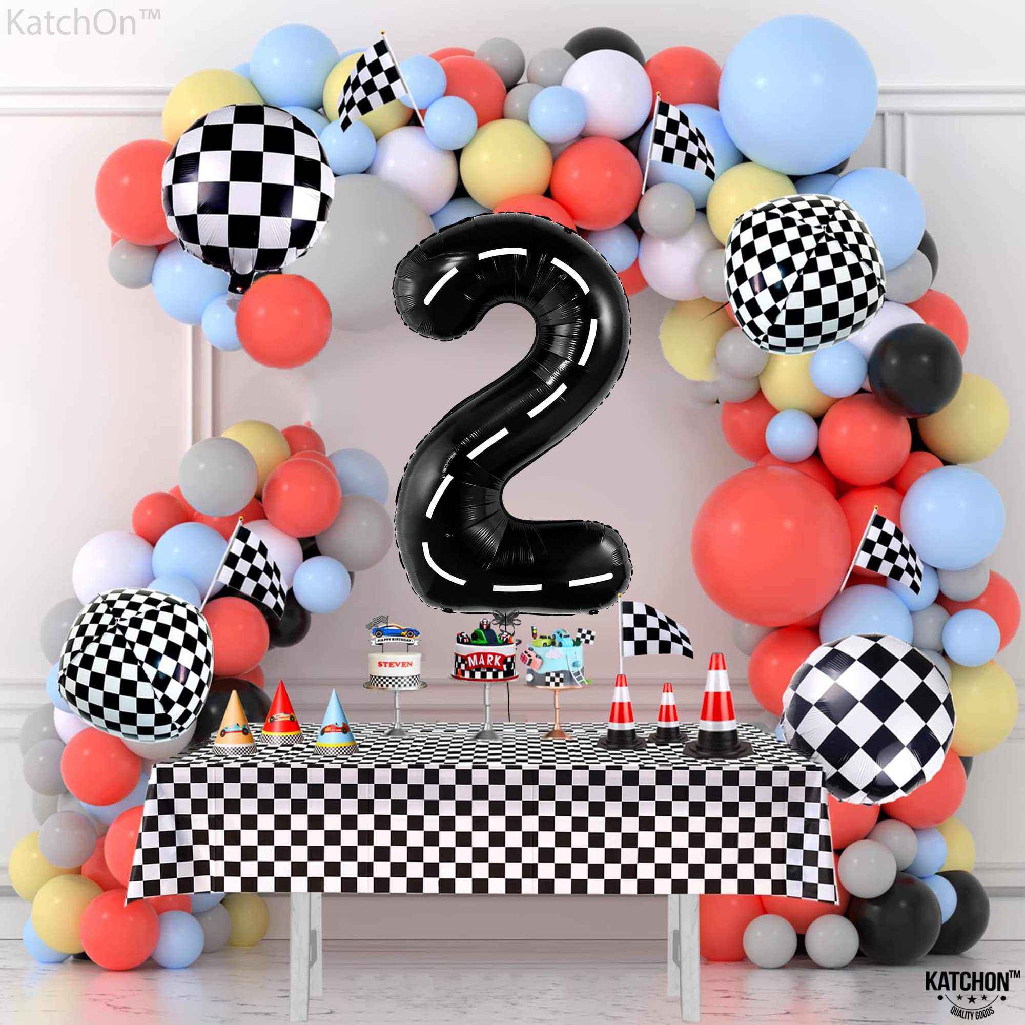 Snapklik.com : Giant Black Number 2 Balloon - 40 Inch Foil Number ...