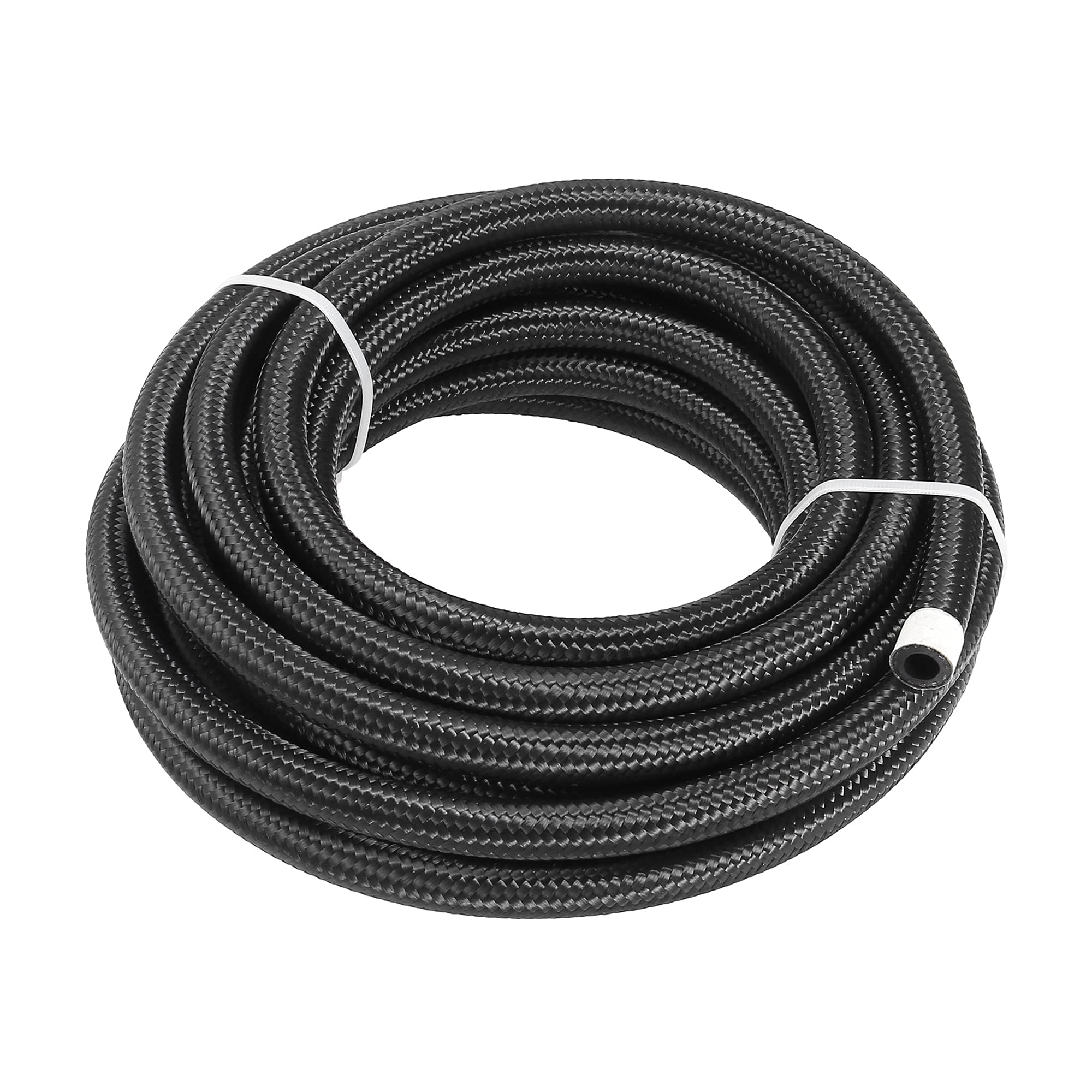Braided Fuel Line AN6 3/8" 25ft CPE Fuel Line Hose Stainless Steel Car ...