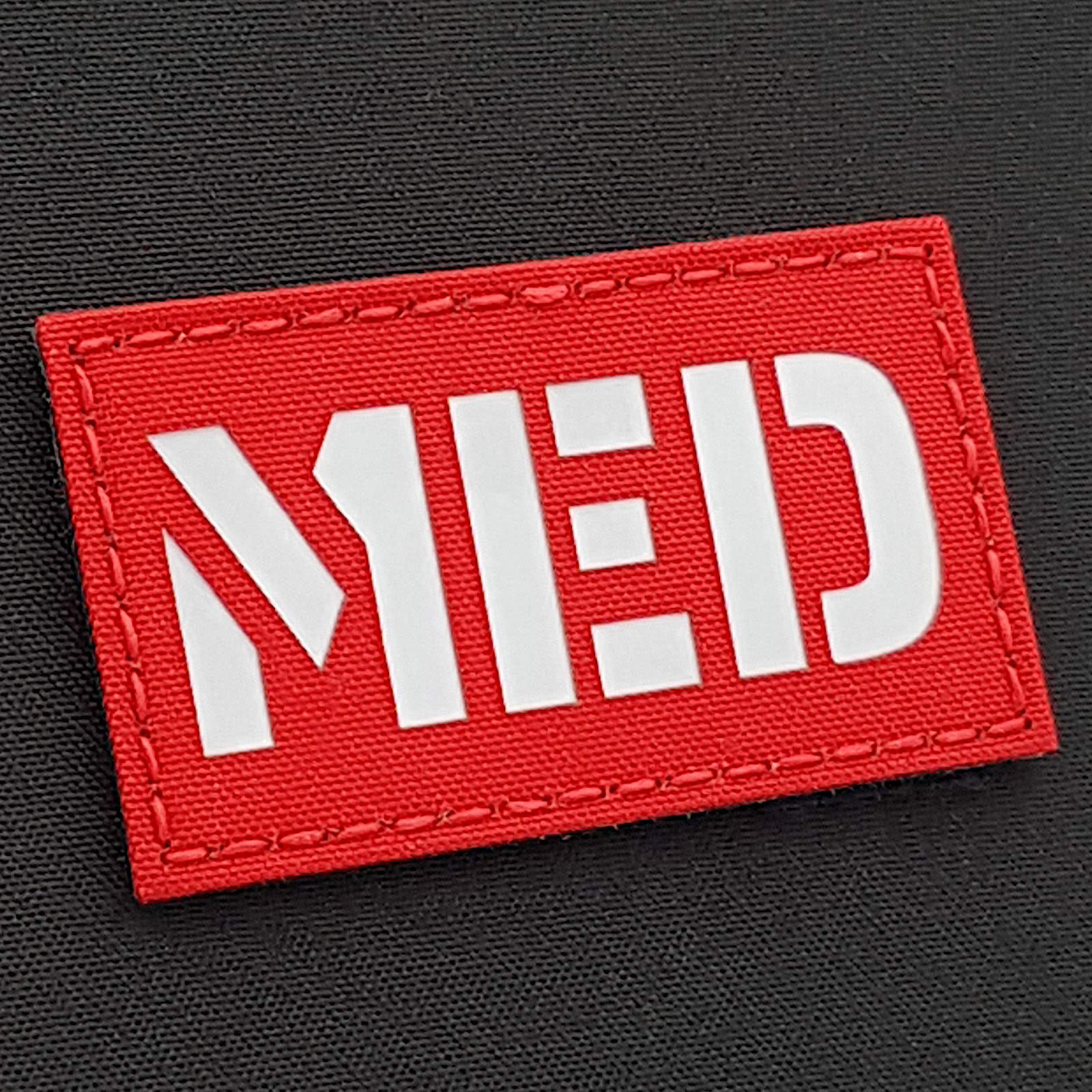 Buy Hi Viz Reflective MED Medical EMS 2x3.5 EMT Paramedic SAR Search Rescue Fastener Patch ...