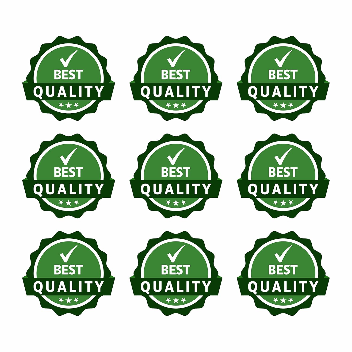 Anne Print Solutions® Pack of 800 Pcs B.Q Die Cut Stickers Self ...