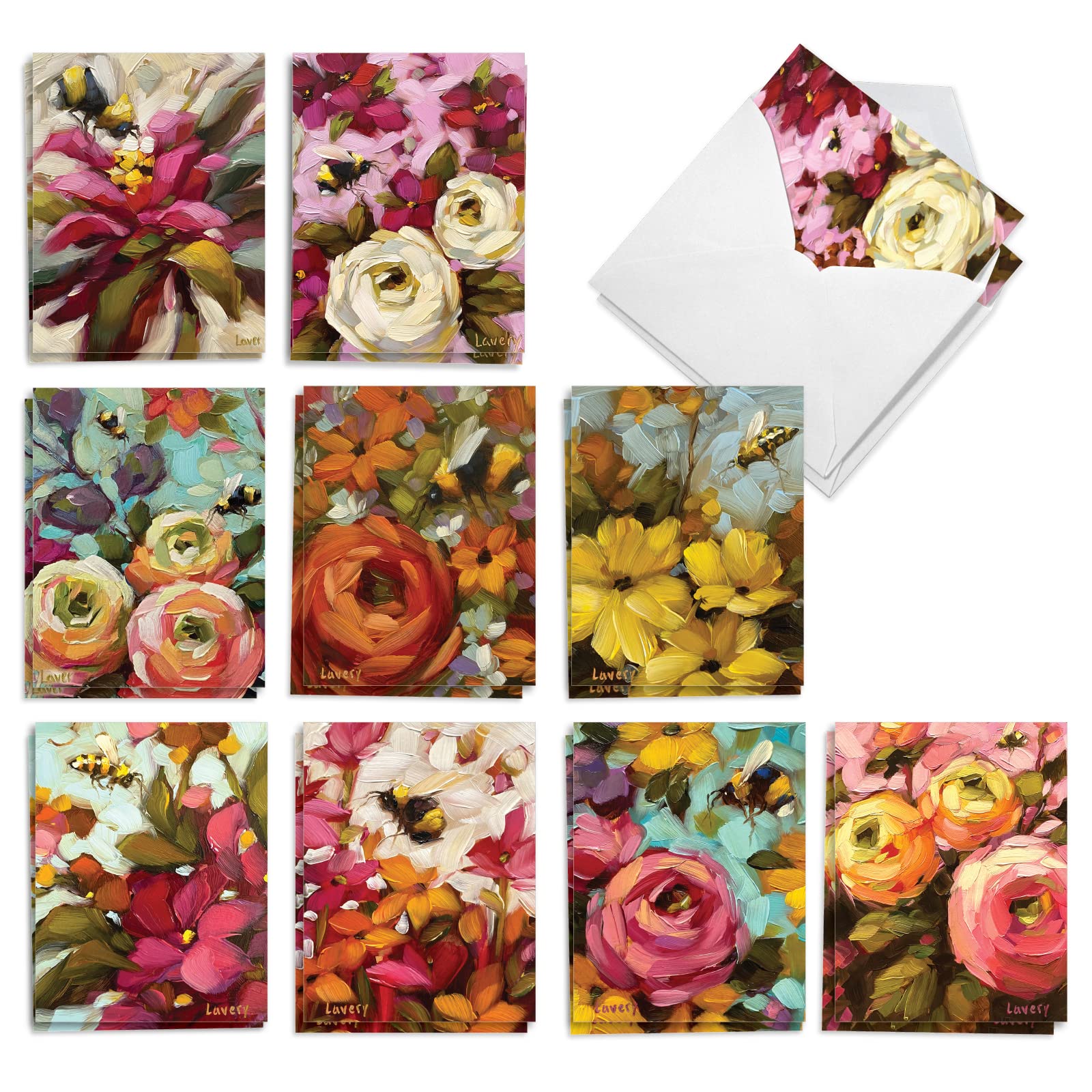 Amazon.com : The Best Card Company - 20 Assorted Blank Notecards Bulk ...