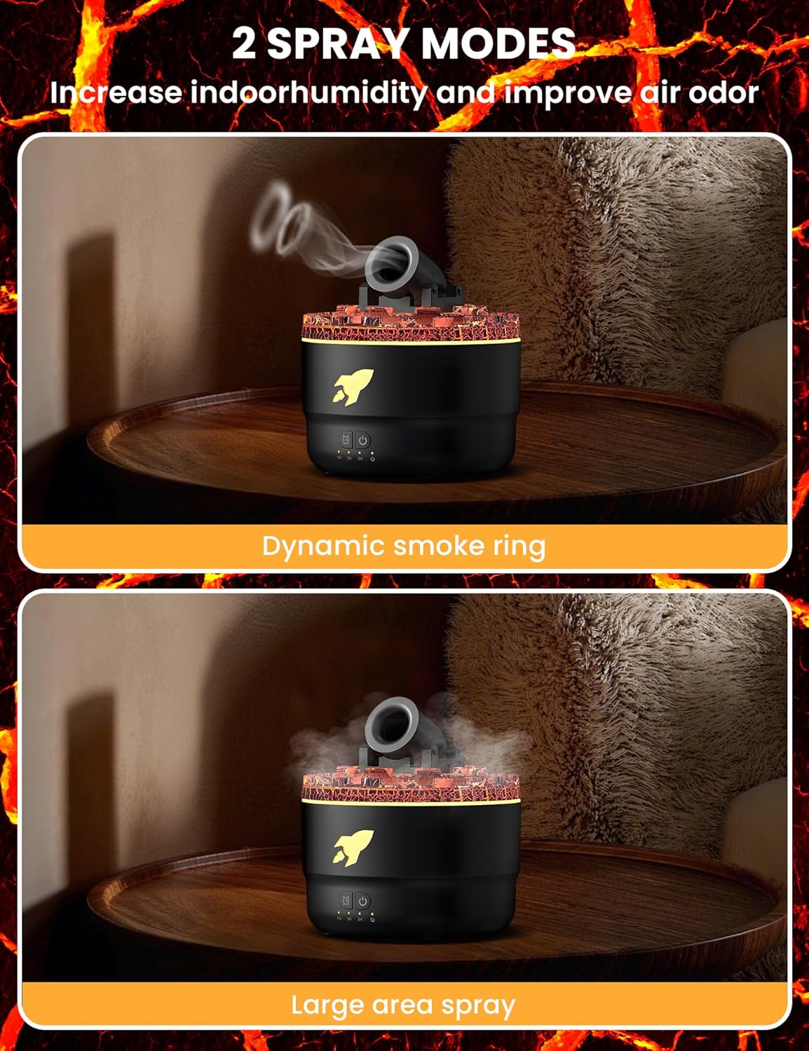 Cannon Blast Aroma Humidifier, Cannon Blast Turret Humidifier Silent ...