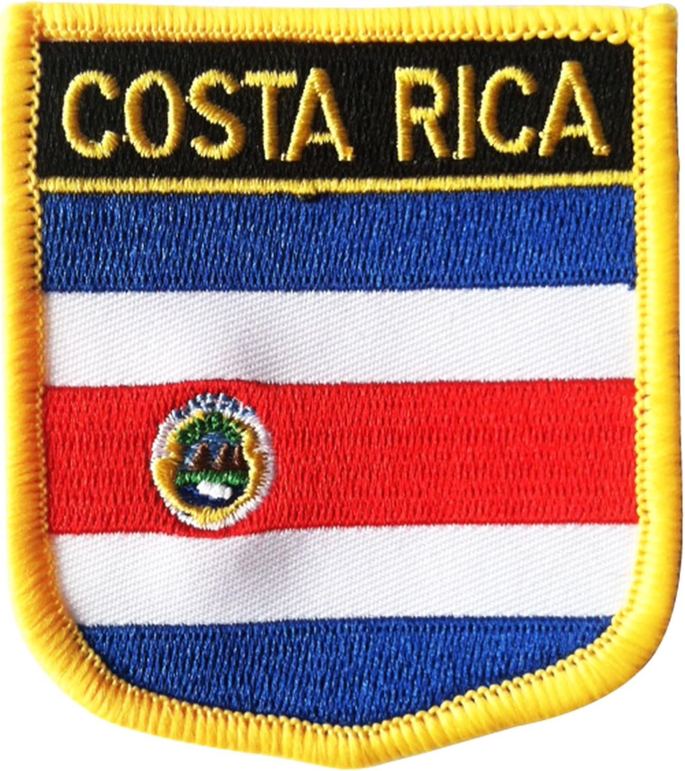 Amazon.com: Costa Rica Flag Patch / Bandera Parche Emblem Iron On Badge ...