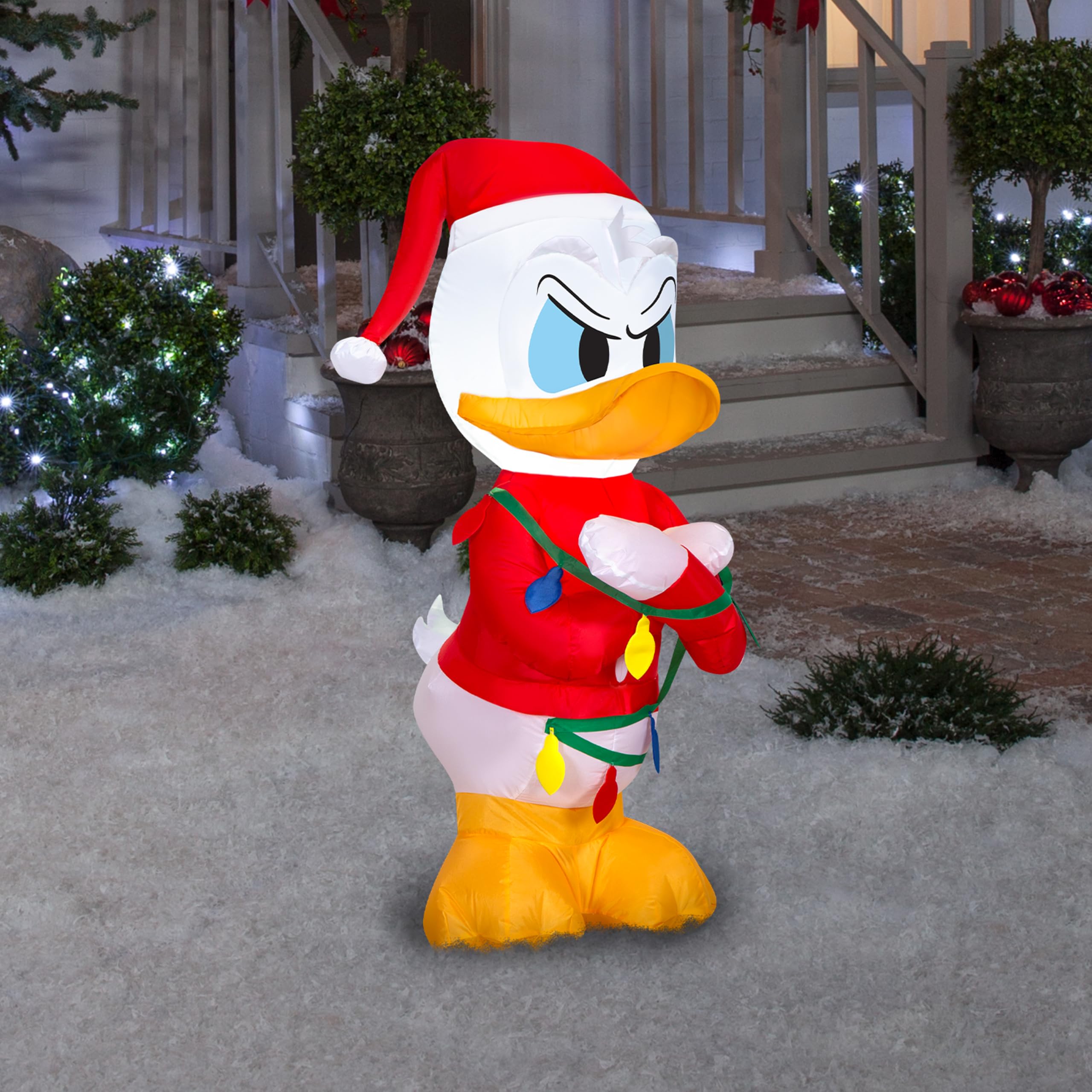 Snapklik.com : Gemmy Christmas Airblown Inflatable Donald Duck In ...