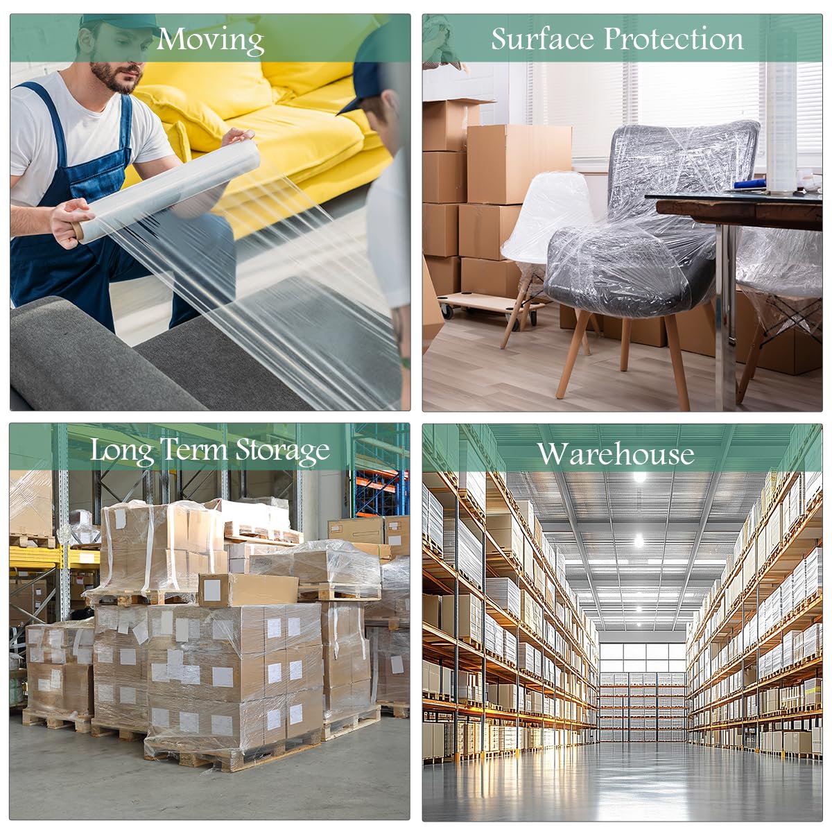 Snapklik.com : Shink Wrap Roll 15in X 1000Ft Heavy Duty Plastic Wrap ...