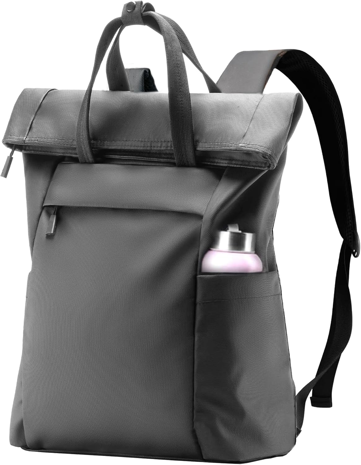 Amazon.com: Roll Top Laptop Backpack, Expandable Casual Daypack Water ...
