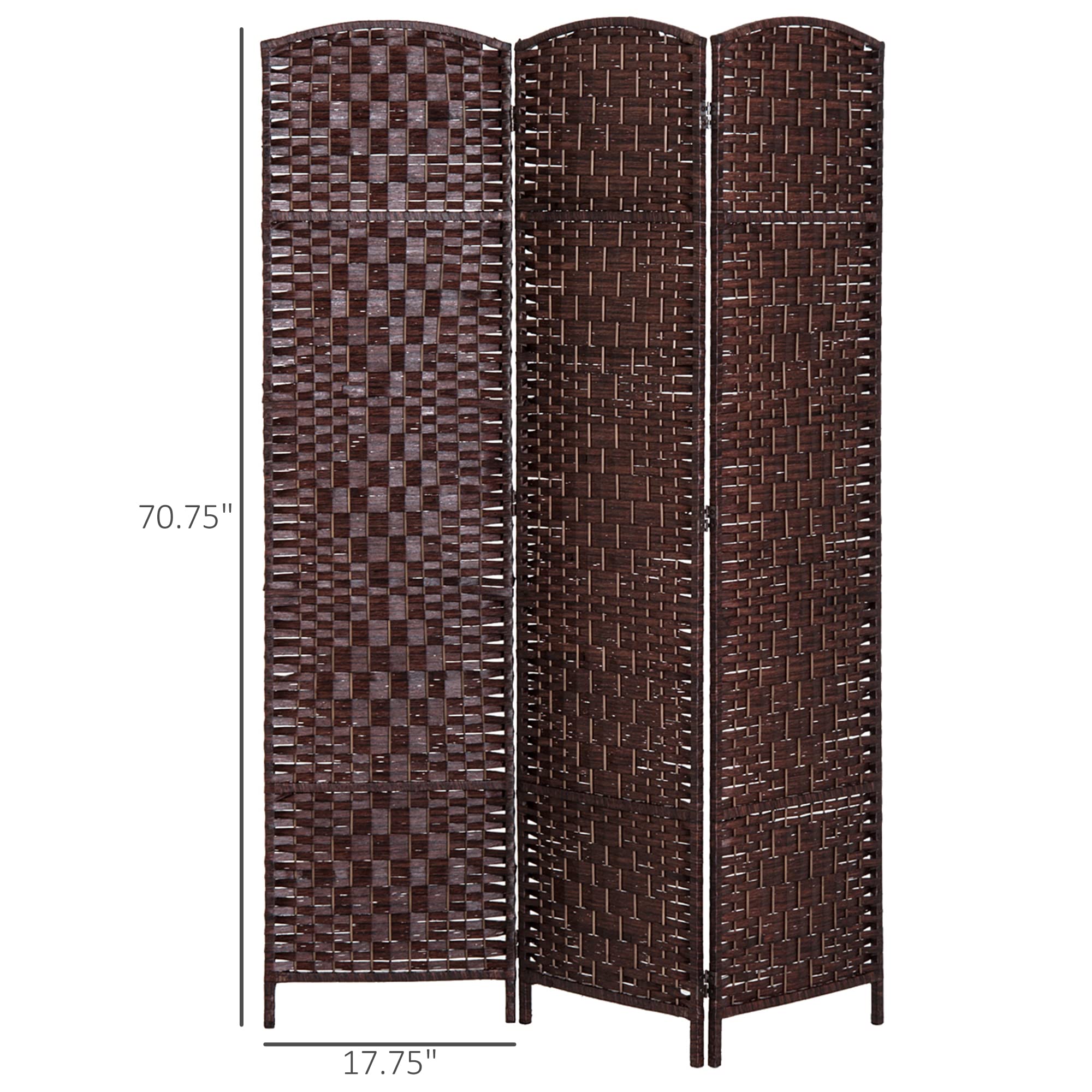 Snapklik.com : Room Divider, 3 Panel Folding Privacy Screen, 6FT Tall ...