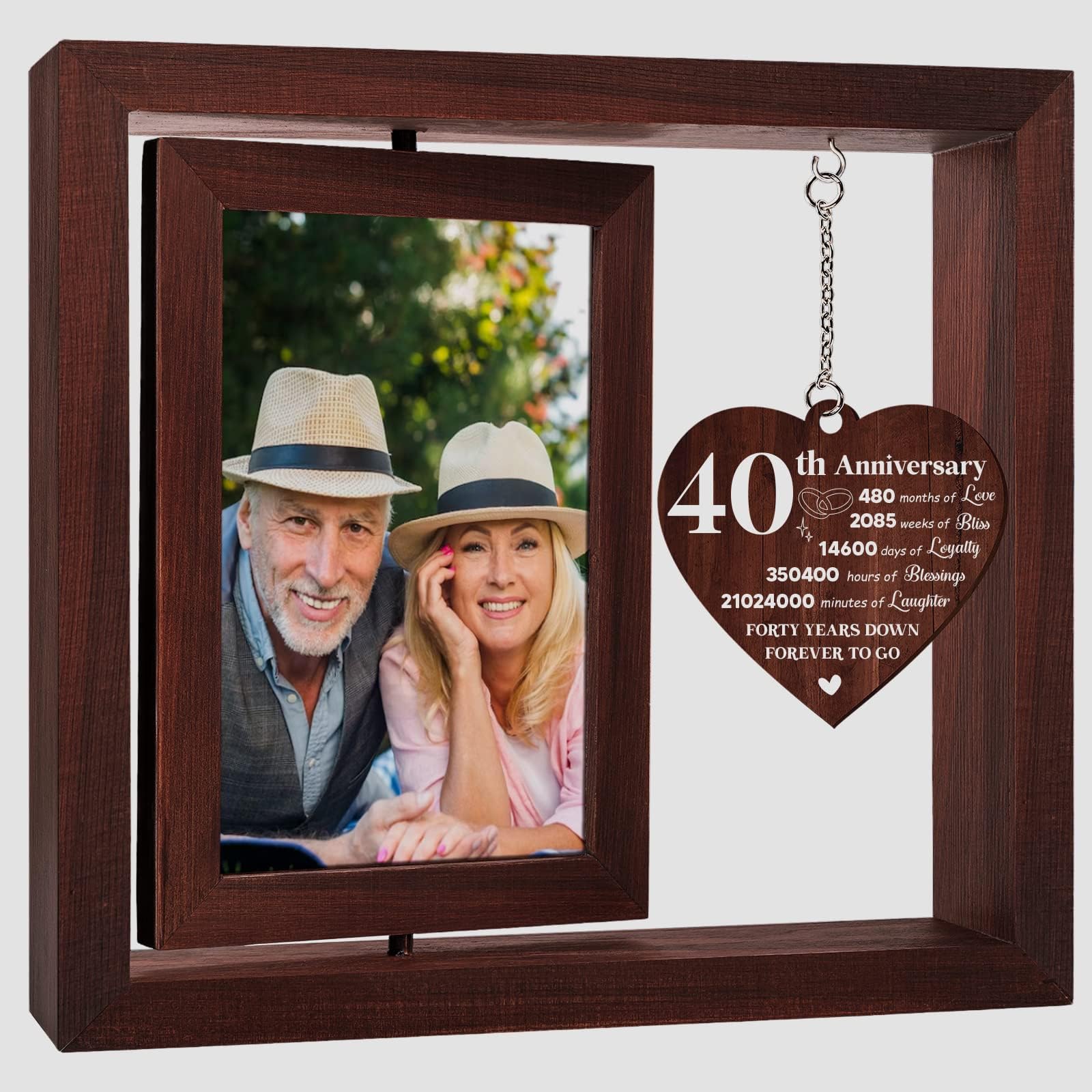 Juliana Photo Frame 2 Tone Silver Plated Double Wedding Anniversary ...