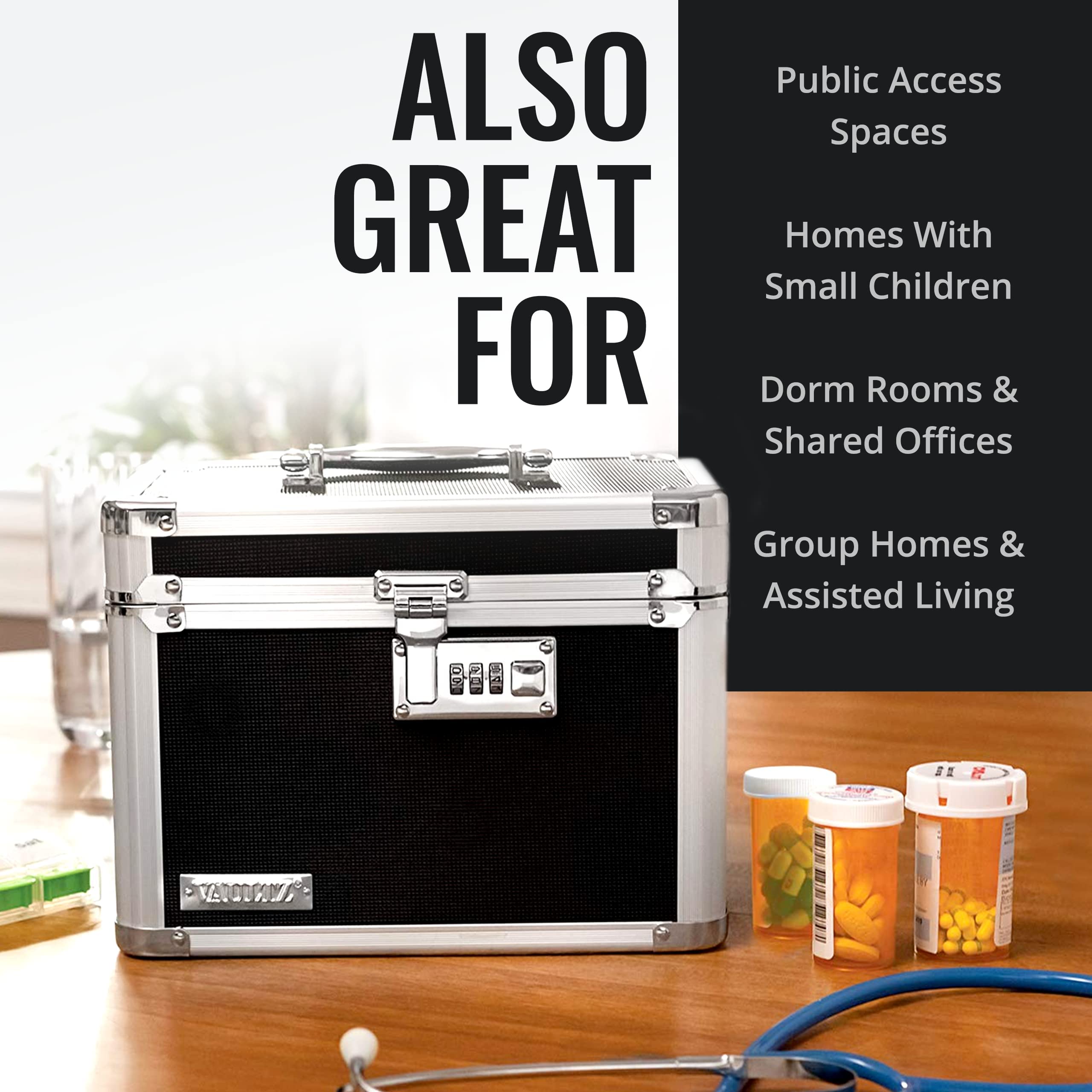 Vaultz Combination Lock Box - Pack of 1 - 10 x 7.25 x 7.75 Inch ...