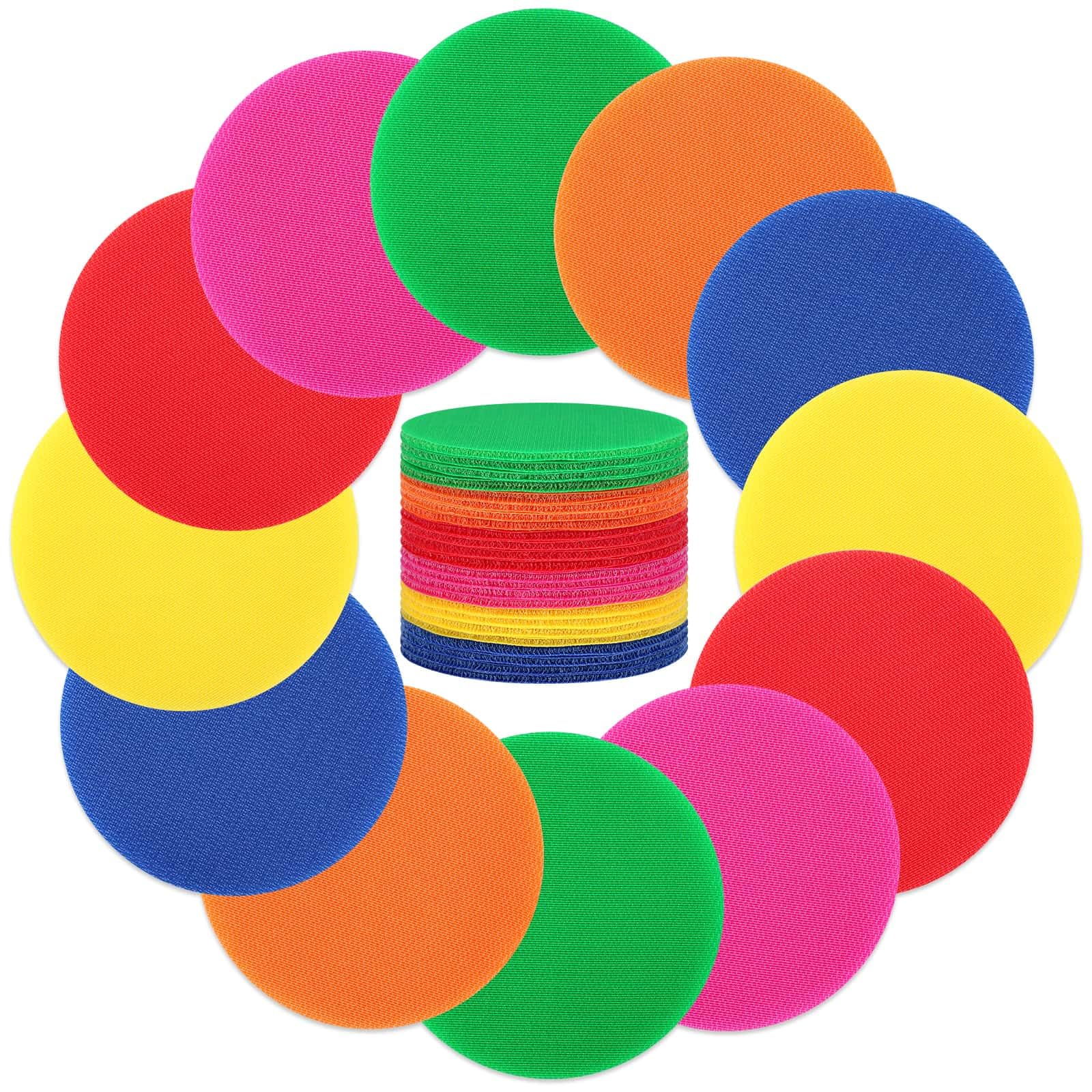 Snapklik.com : 48 Pcs Carpet Dots 4 Inch Carpet Marker Spots For ...